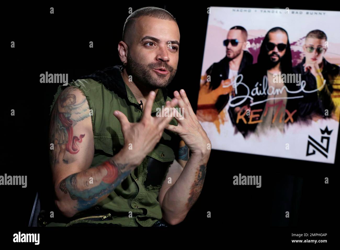 Venezuelan singer Miguel Ignacio Mendoza Donatti, better known as Nacho ...