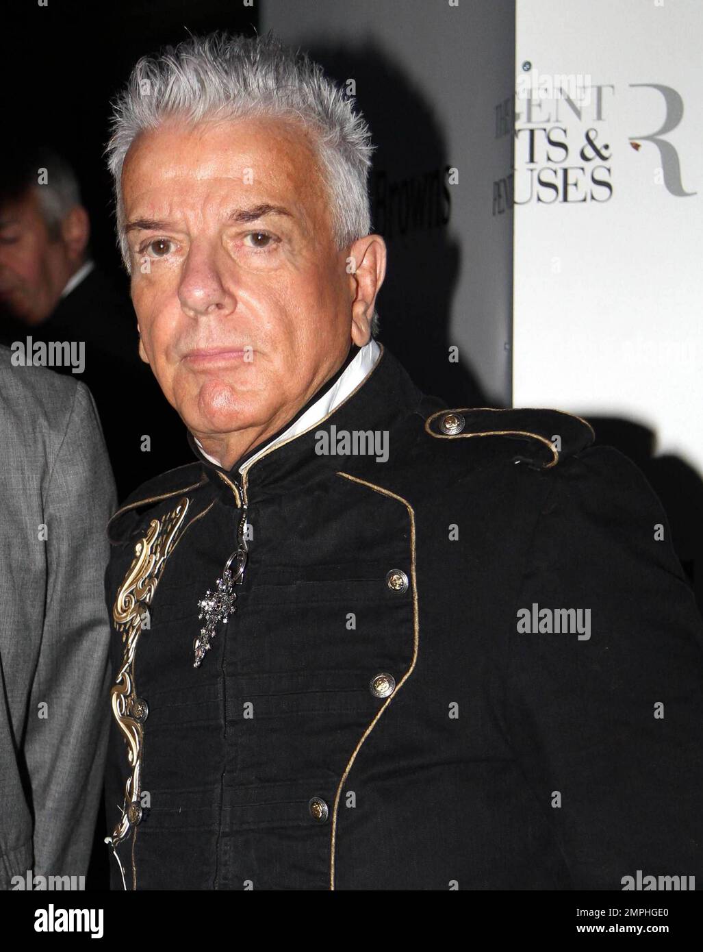 Nicky Haslam at the 40th anniversary celebration of Browns in London ...