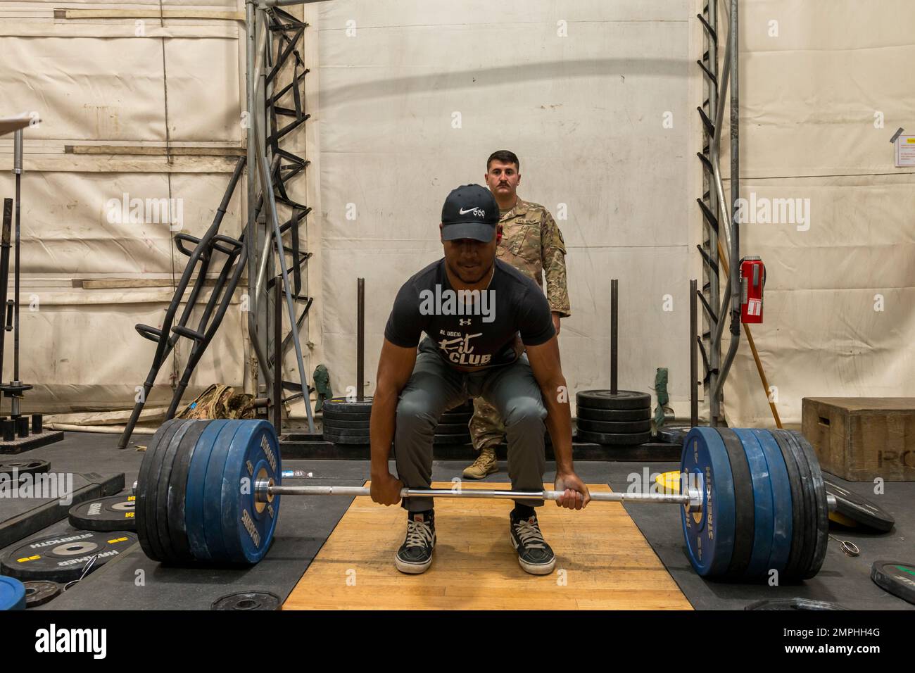 Soldiers in the 801st Field Hospital who are part of Joint Task Force ...