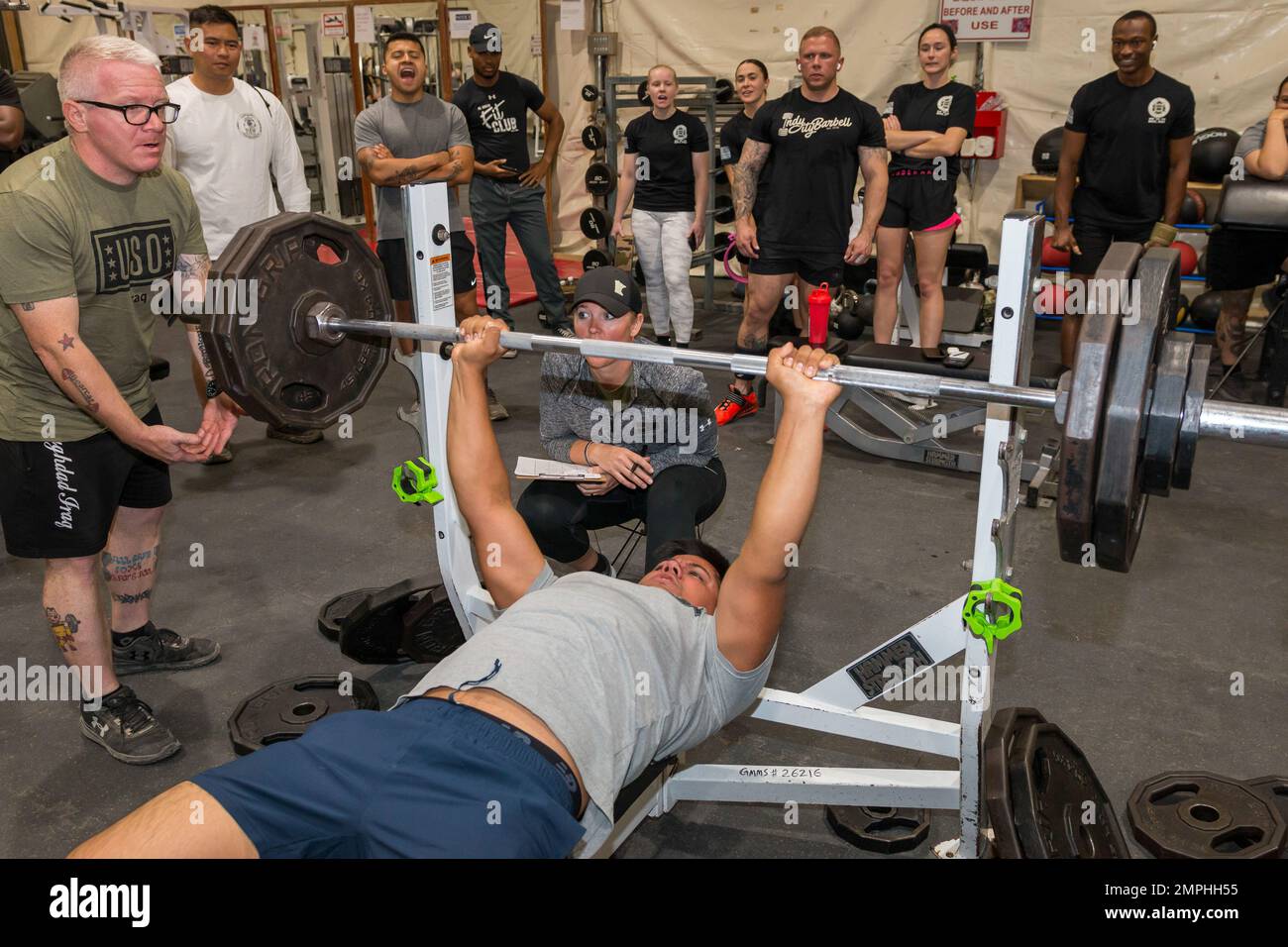 Soldiers in the 801st Field Hospital who are part of Joint Task Force ...