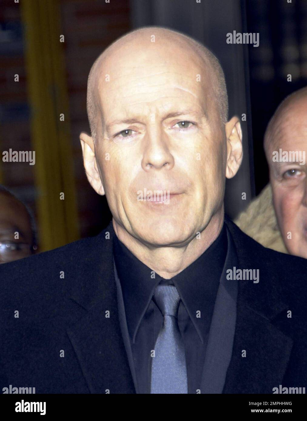 Bruce Willis arrives for an appearance on "Good Morning America" in New ...