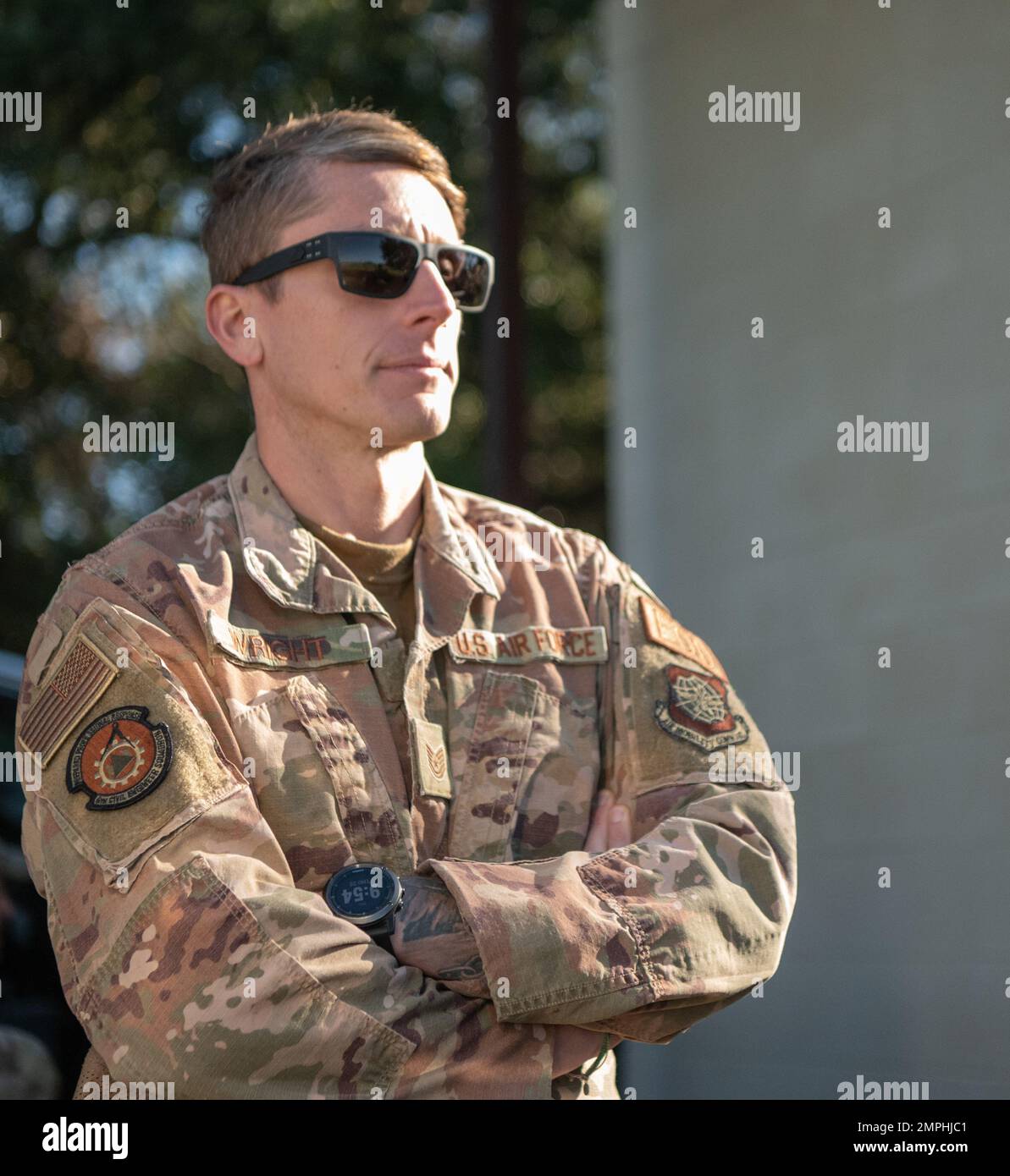 U. S. Air Force Tech Sgt. Andrew Wright, Explosive Ordnance Disposal ...