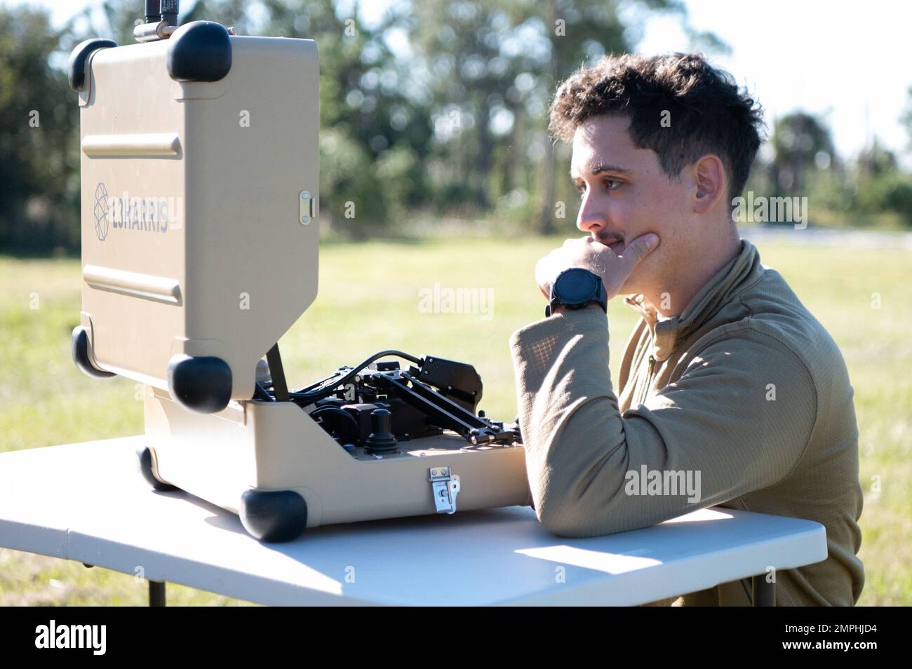 U.S. Air Force Airman 1st Class Eric Gausman, an Explosive Ordnance ...