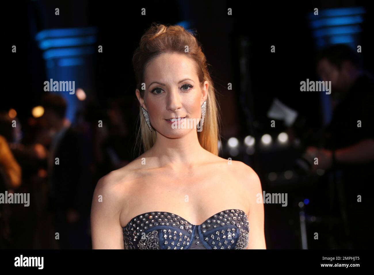 Actress Joanne Froggatt poses for photographers upon arrival at the ...