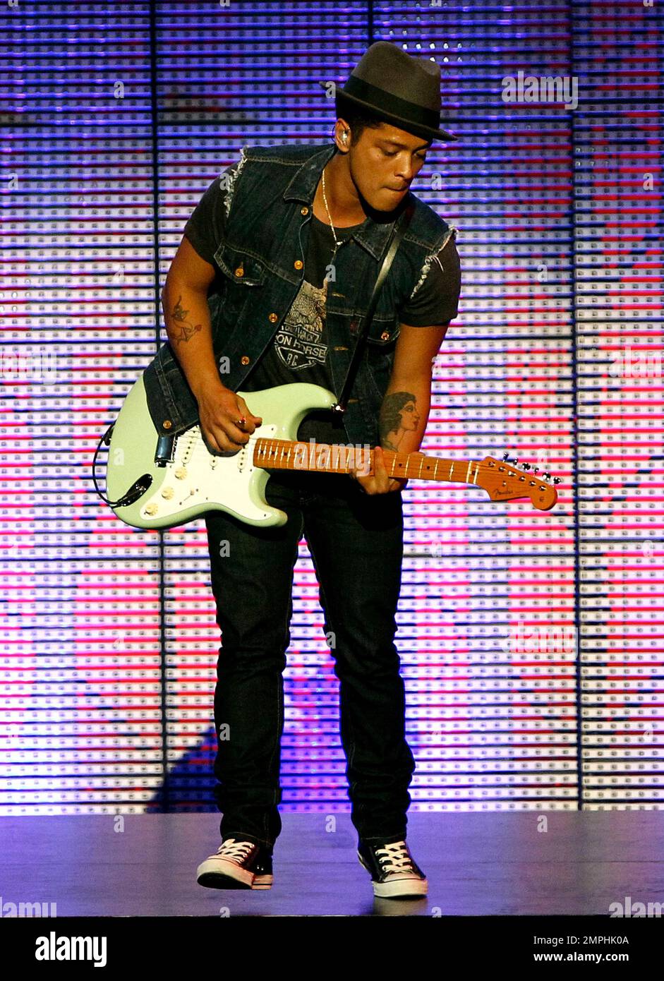 Bruno Mars performs live in concert at the Fillmore Miami Beach at the ...