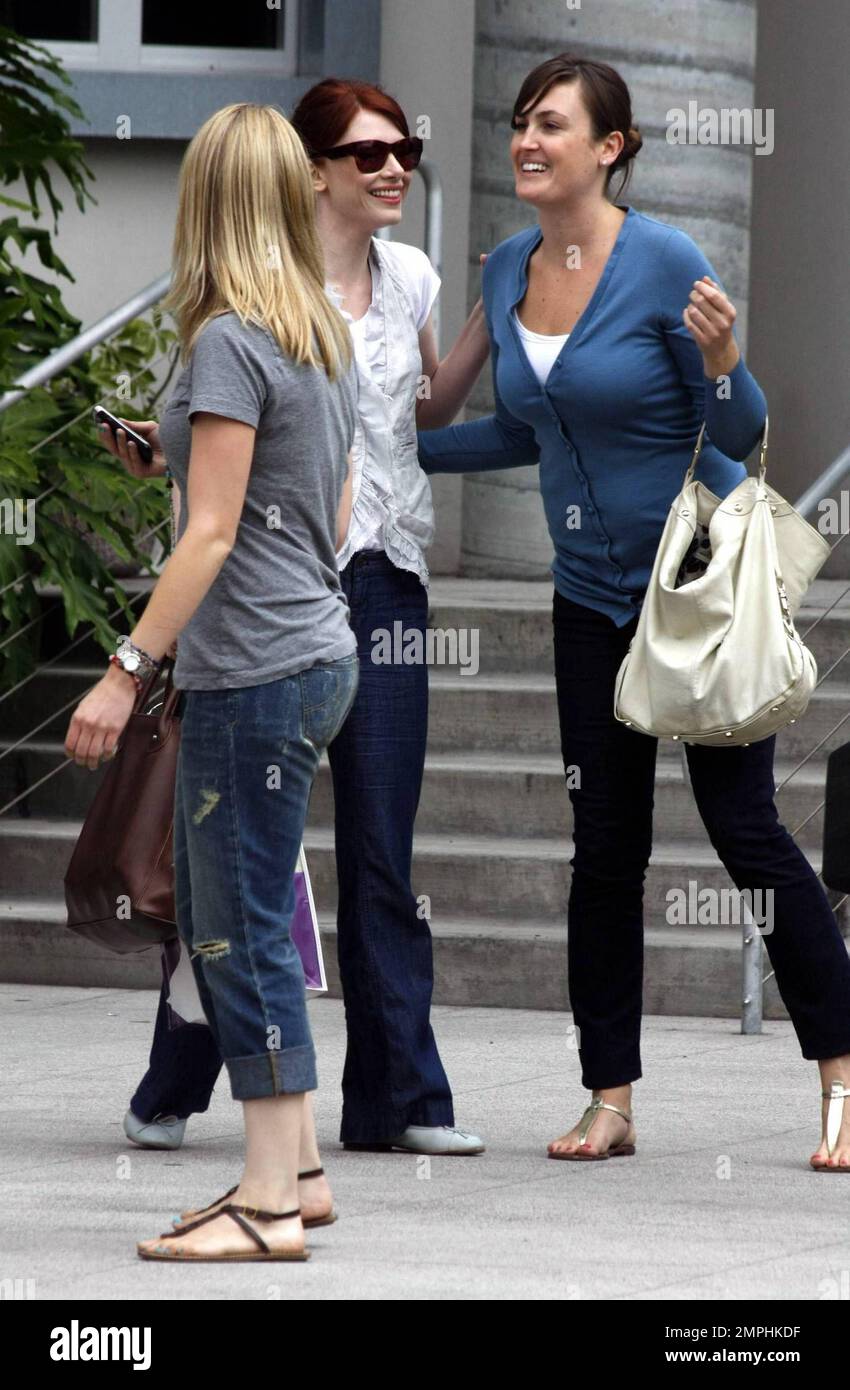 EXCLUSIVE!! Bryce Dallas Howard looks cute in a white top and jeans as ...