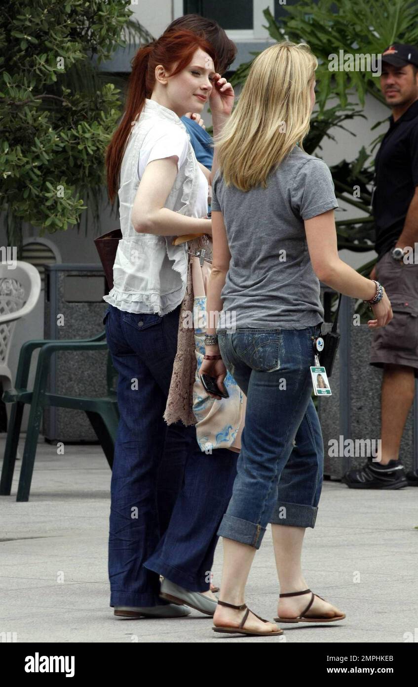 EXCLUSIVE!! Bryce Dallas Howard looks cute in a white top and jeans as ...