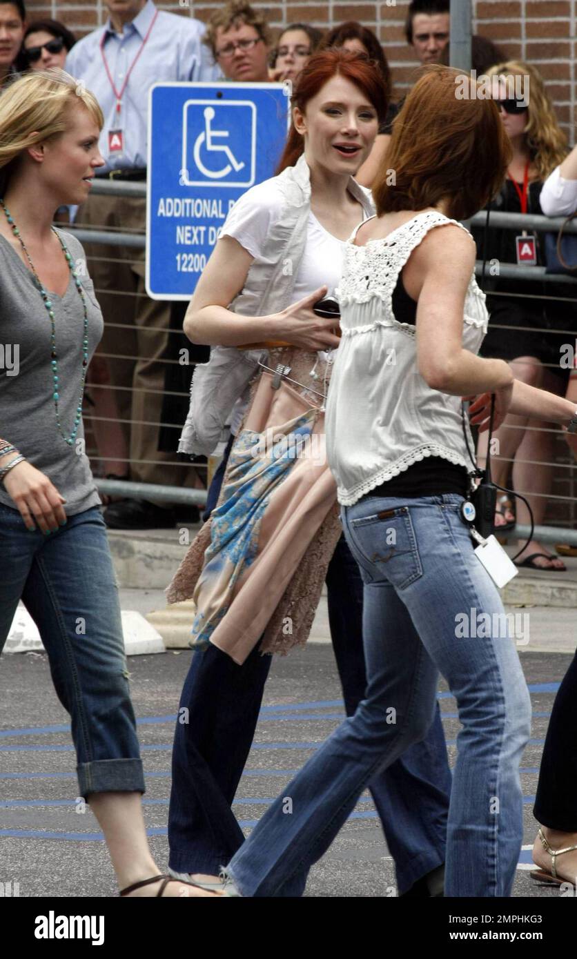 EXCLUSIVE!! Bryce Dallas Howard looks cute in a white top and jeans as ...