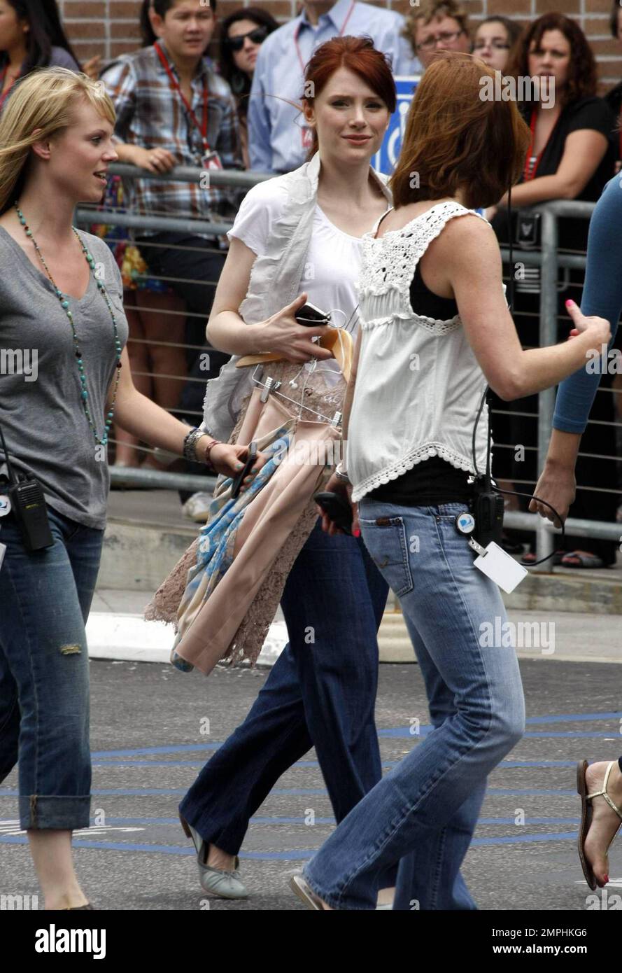 EXCLUSIVE!! Bryce Dallas Howard looks cute in a white top and jeans as ...