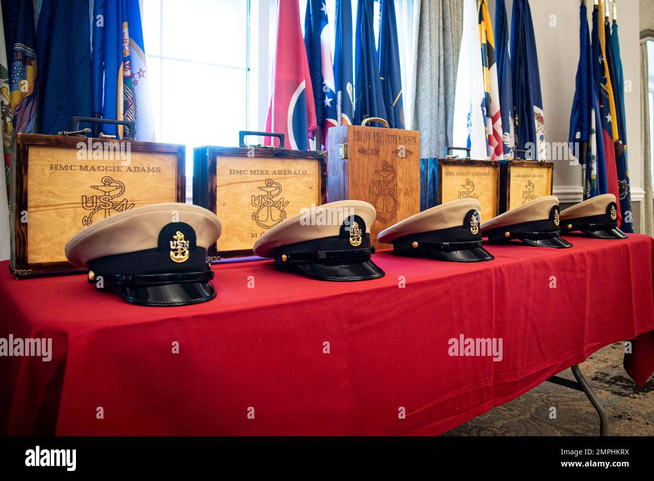 Five sailors serving aboard Marine Corps Air Station Cherry Point ...