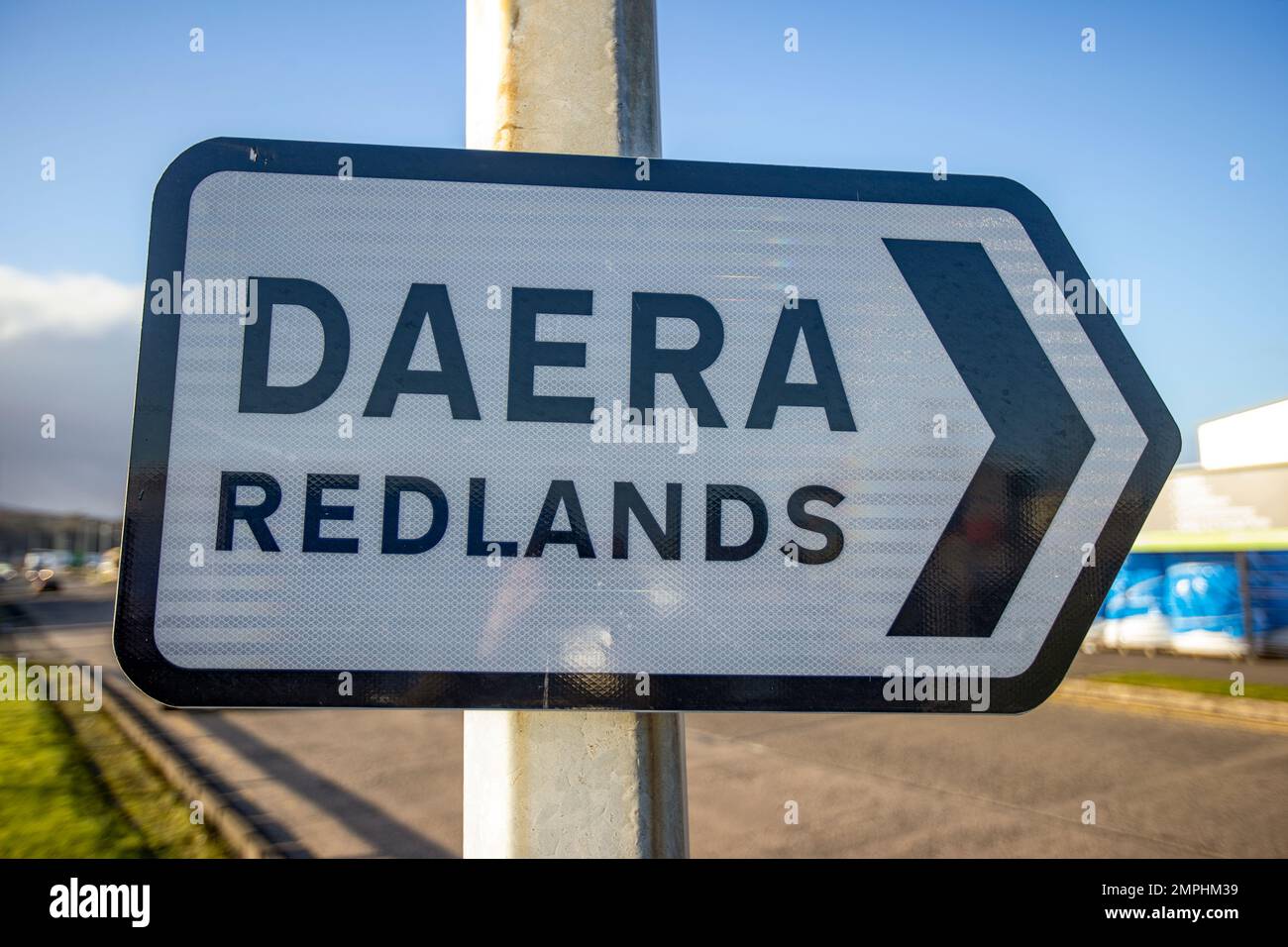 Sign post for the Department for Environment, Food and Rural Affairs ...