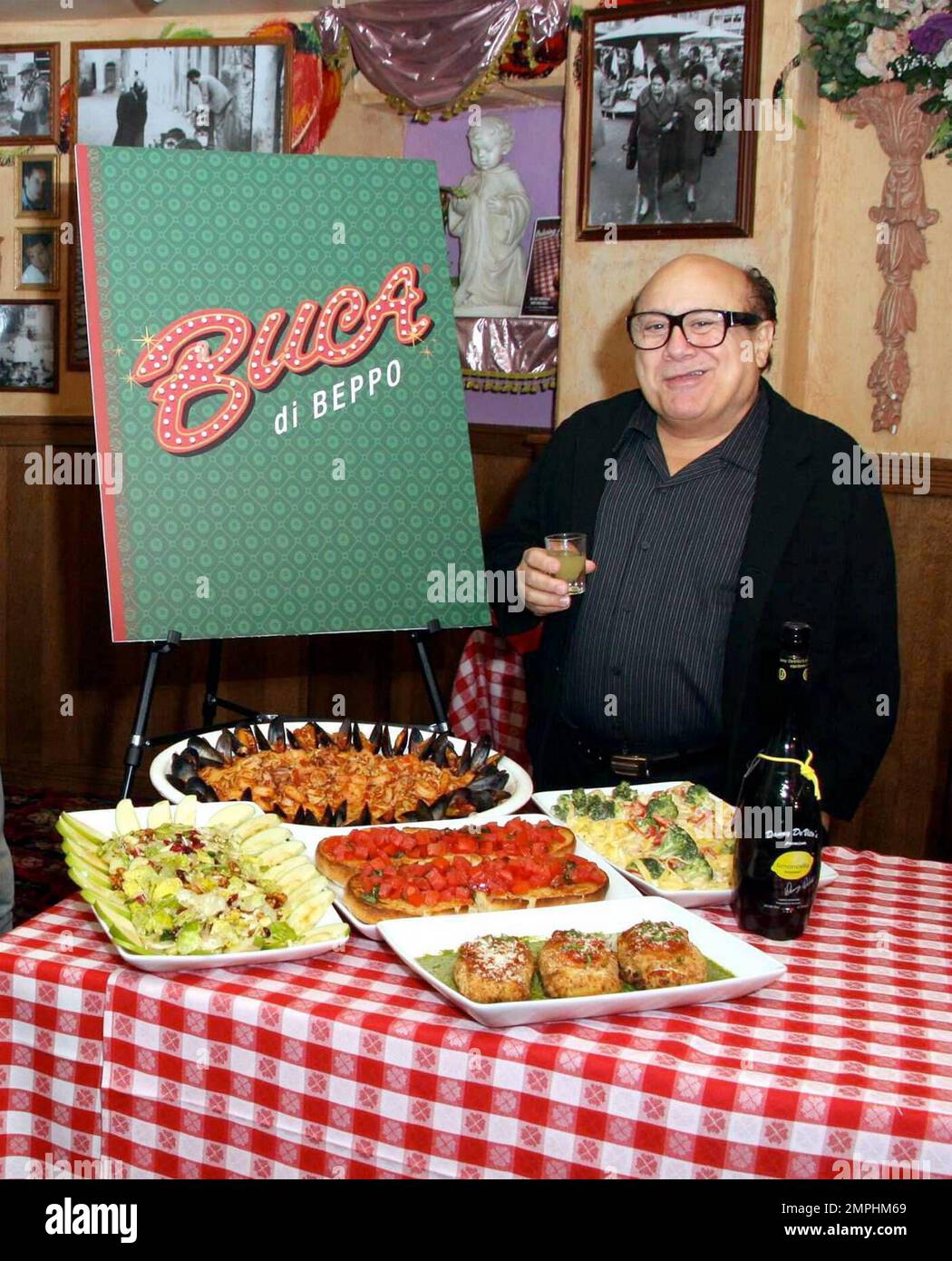 Danny DeVito attends an event celebrating Planet Hollywood's purchase ...
