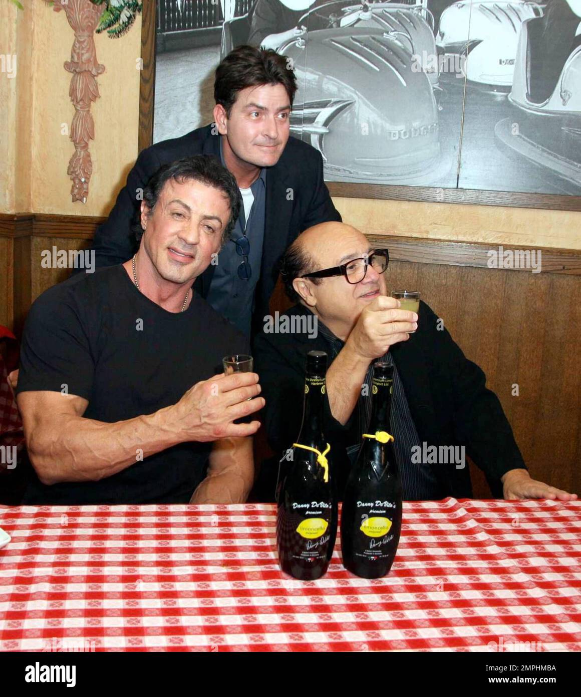 Planet Hollywood Shareholder Sylvester Stallone, Danny DeVito and ...