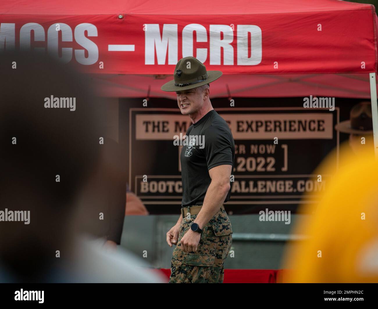 U.S. Marine Corps Staff Sgt. Michael C. Redfield, the voice with ...