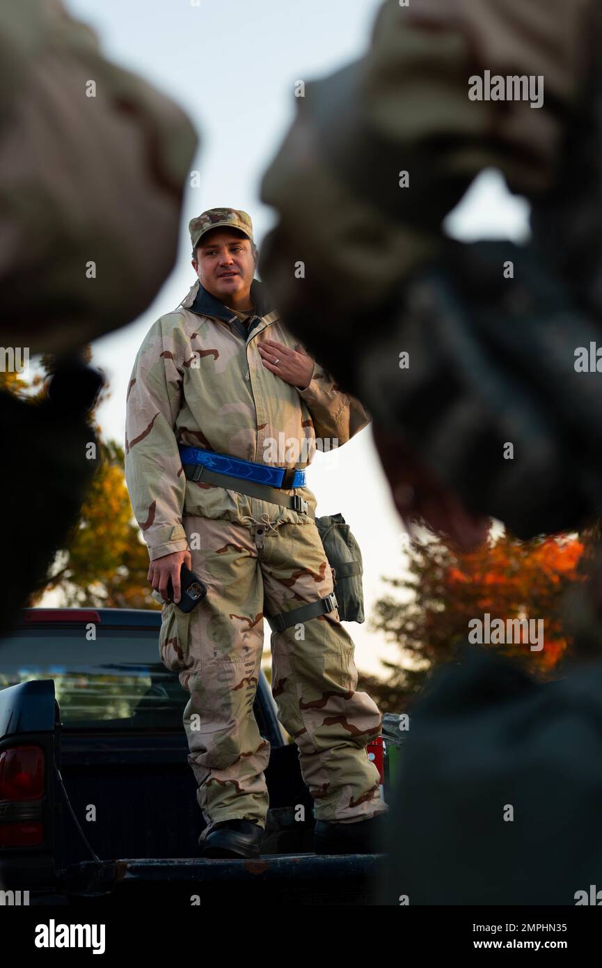 U.S. Air Force Col. Vincent Livie, 375th Operations Group commander ...