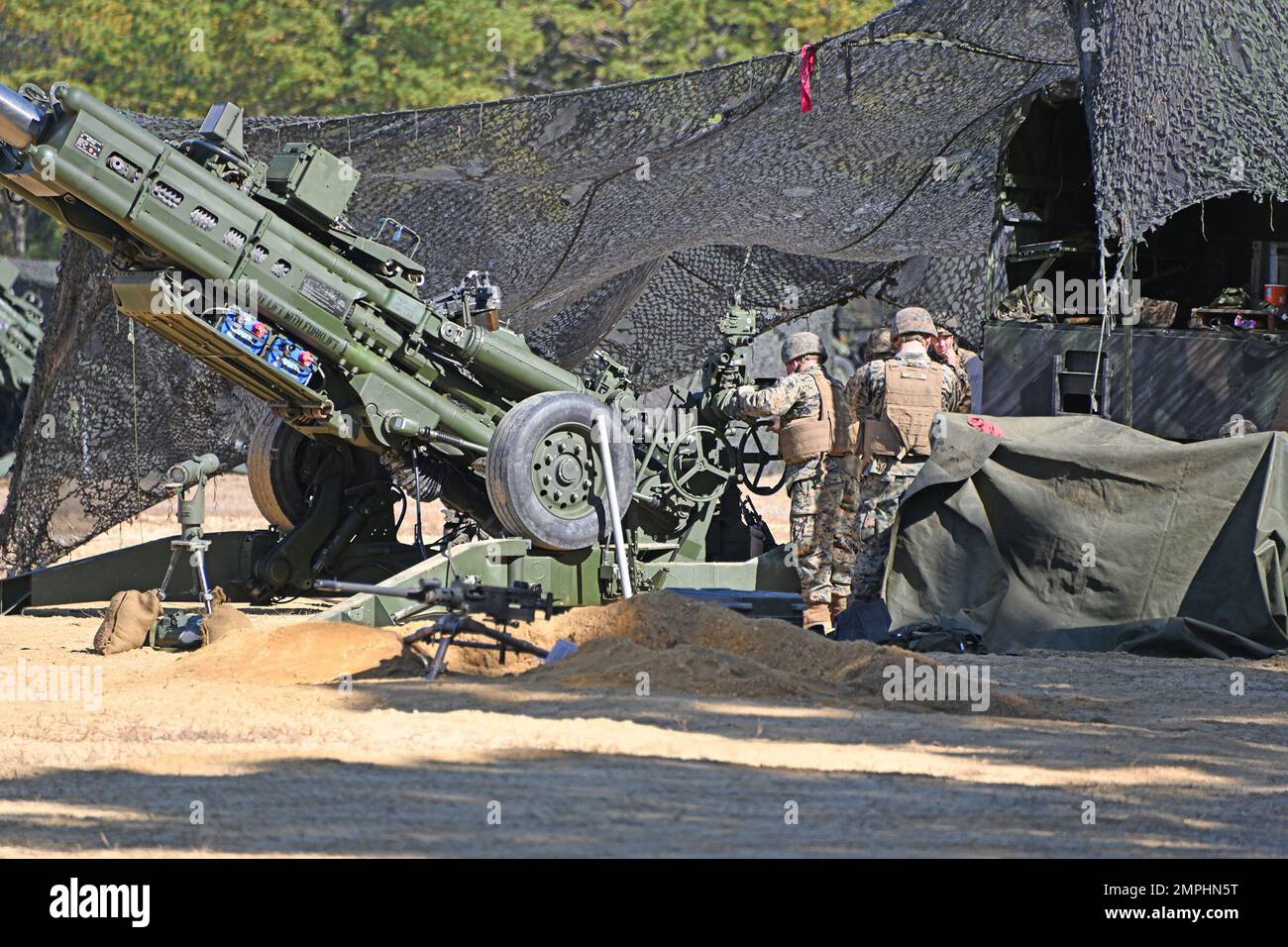 The 3rd Battalion 14th USMC HQ were on AFP 08 on the Fort Dix Range ...