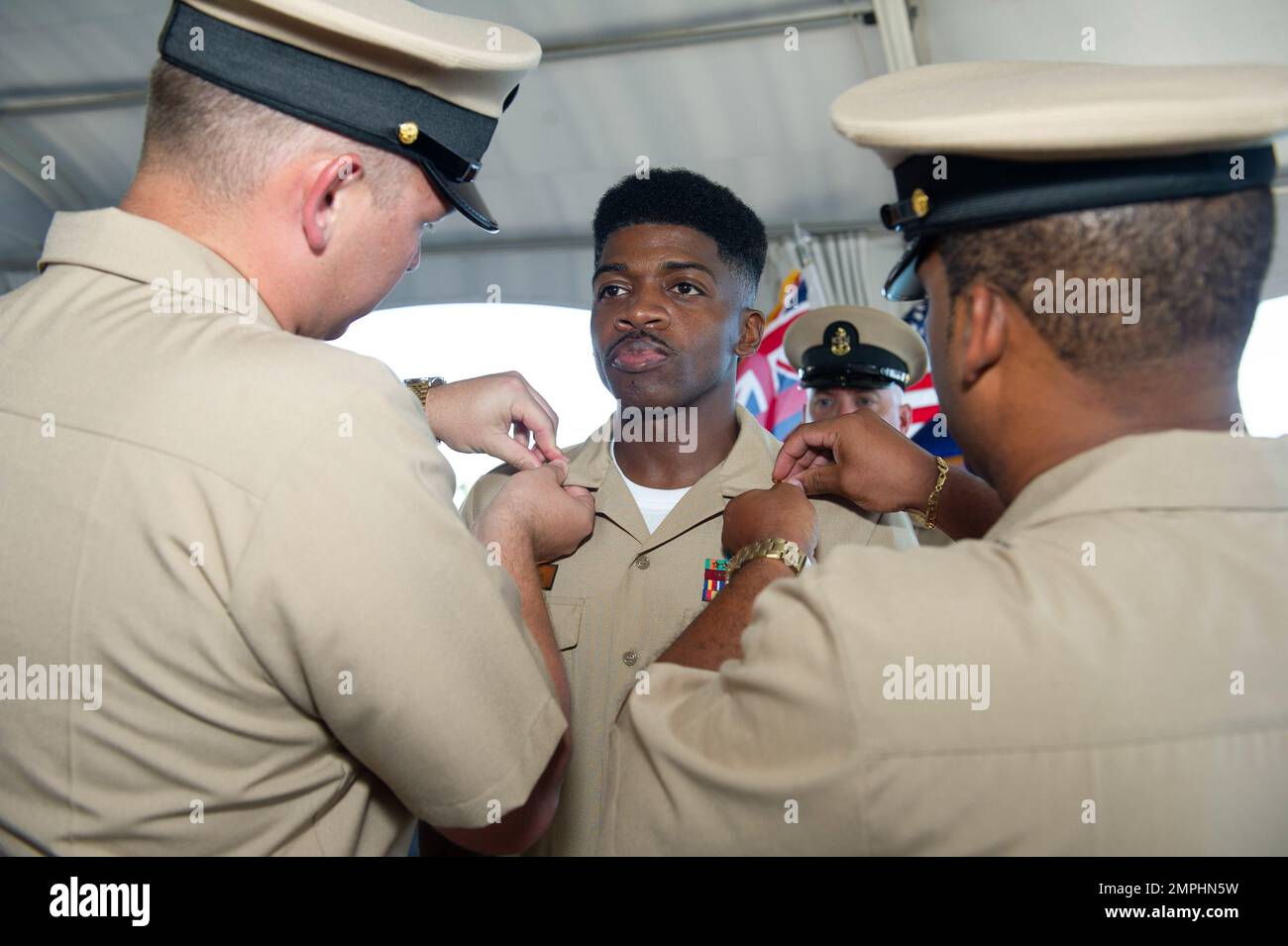 HONOLULU (Oct. 21, 2022) – Chief Yeoman Nigel Lampkin, from Blackshear ...