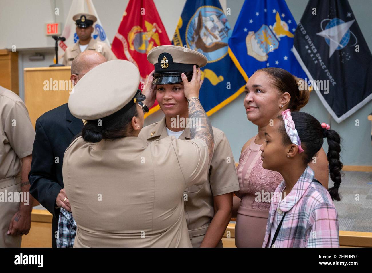 221021-N-WF272-1486 PHILADELPHIA (Oct. 21, 2022) Chief Navy Counselor Rosa Mambrufranco, from ...