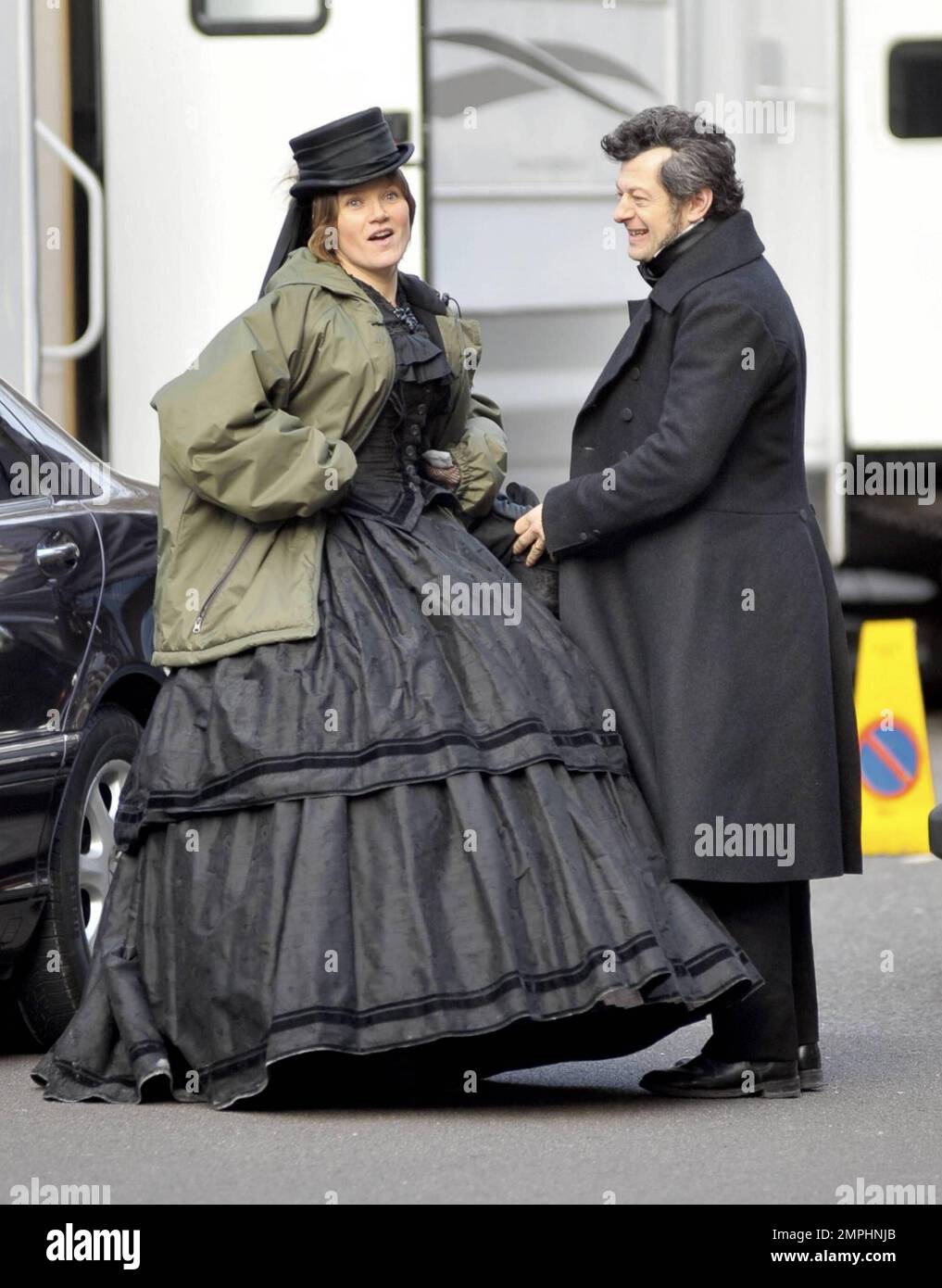 Jessica Stevenson Lynes and Andy Serkis on the set of the new film ...