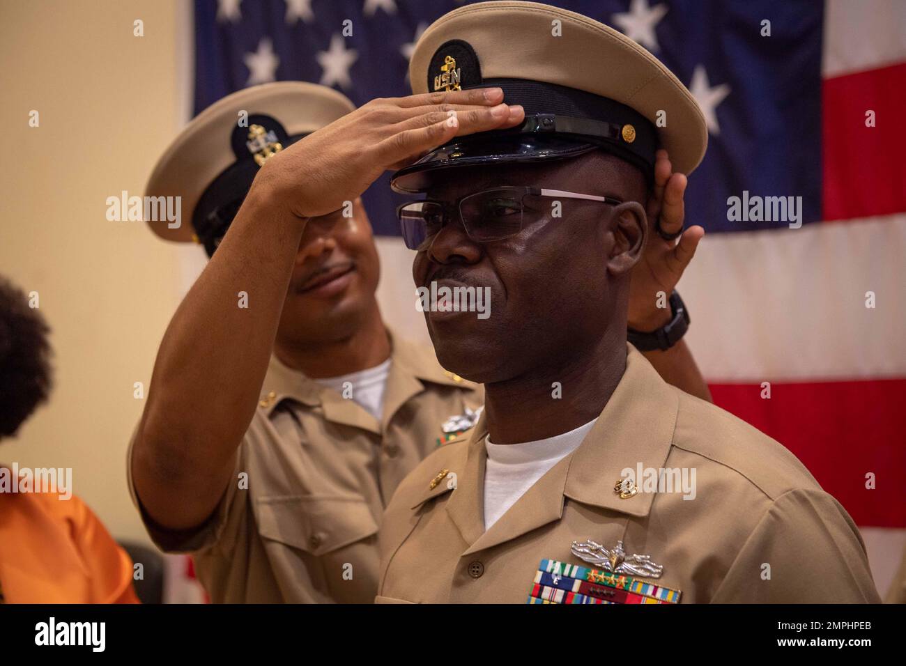 NAVAL STATION NORFOLK (Oct. 21, 2022) A chief petty officer mentor ...
