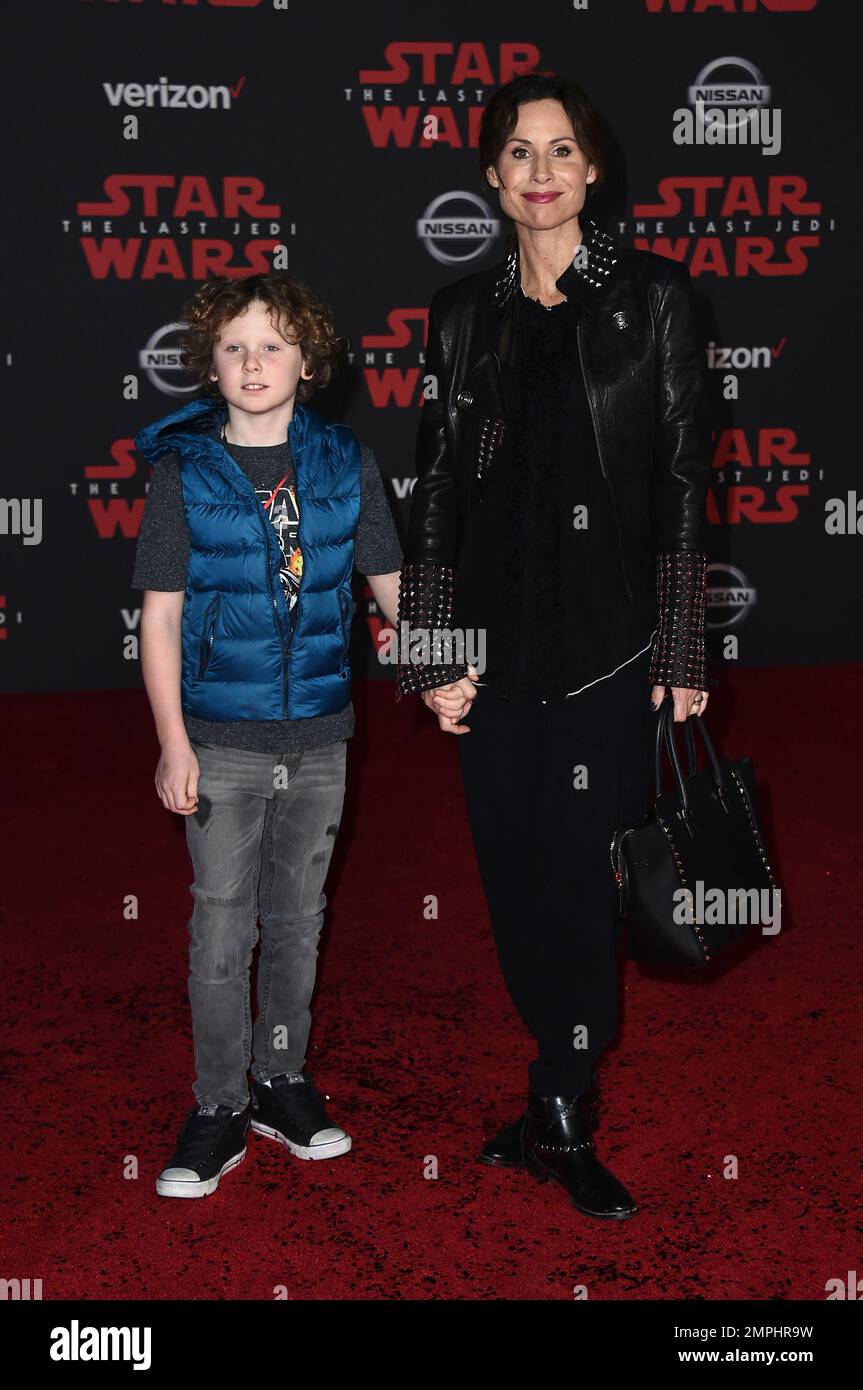 Minnie Driver arrives at the Los Angeles premiere of "Star Wars: The ...