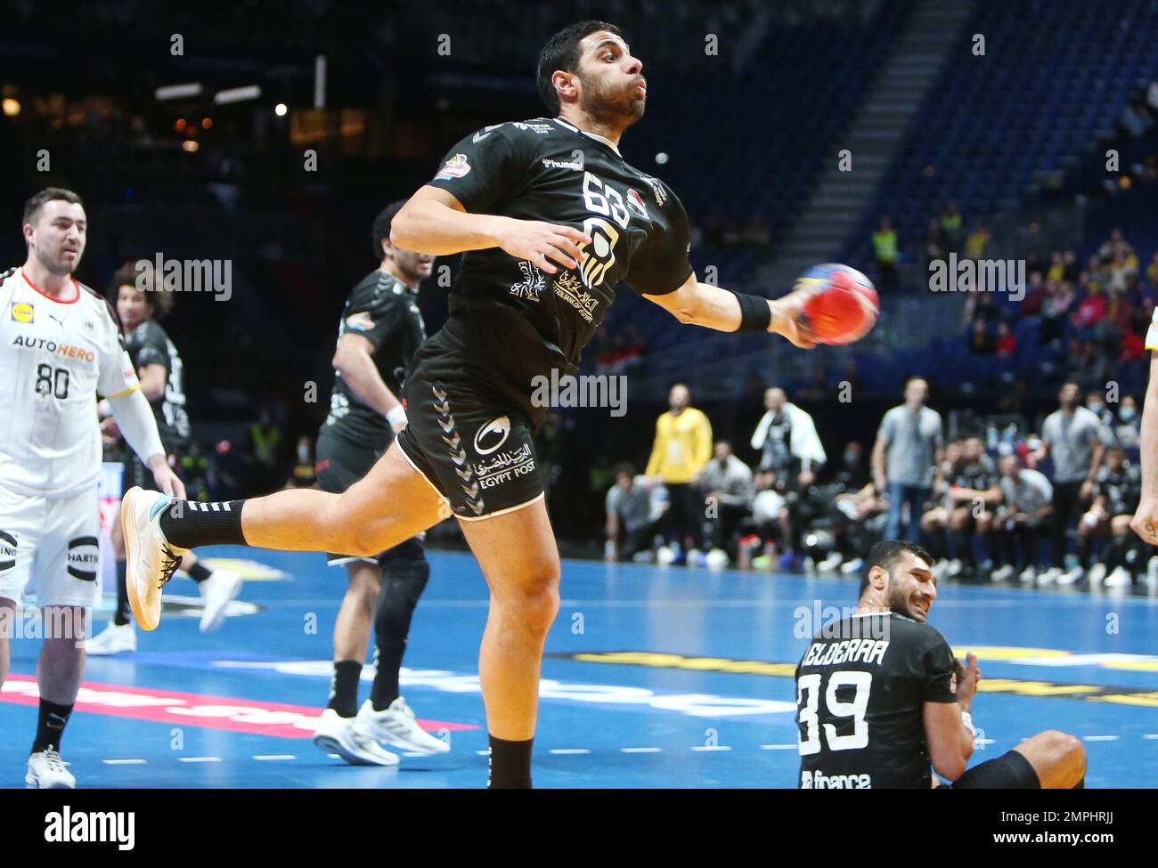Akram Saad of Egypt during the IHF Men's World Championship 2023 ...