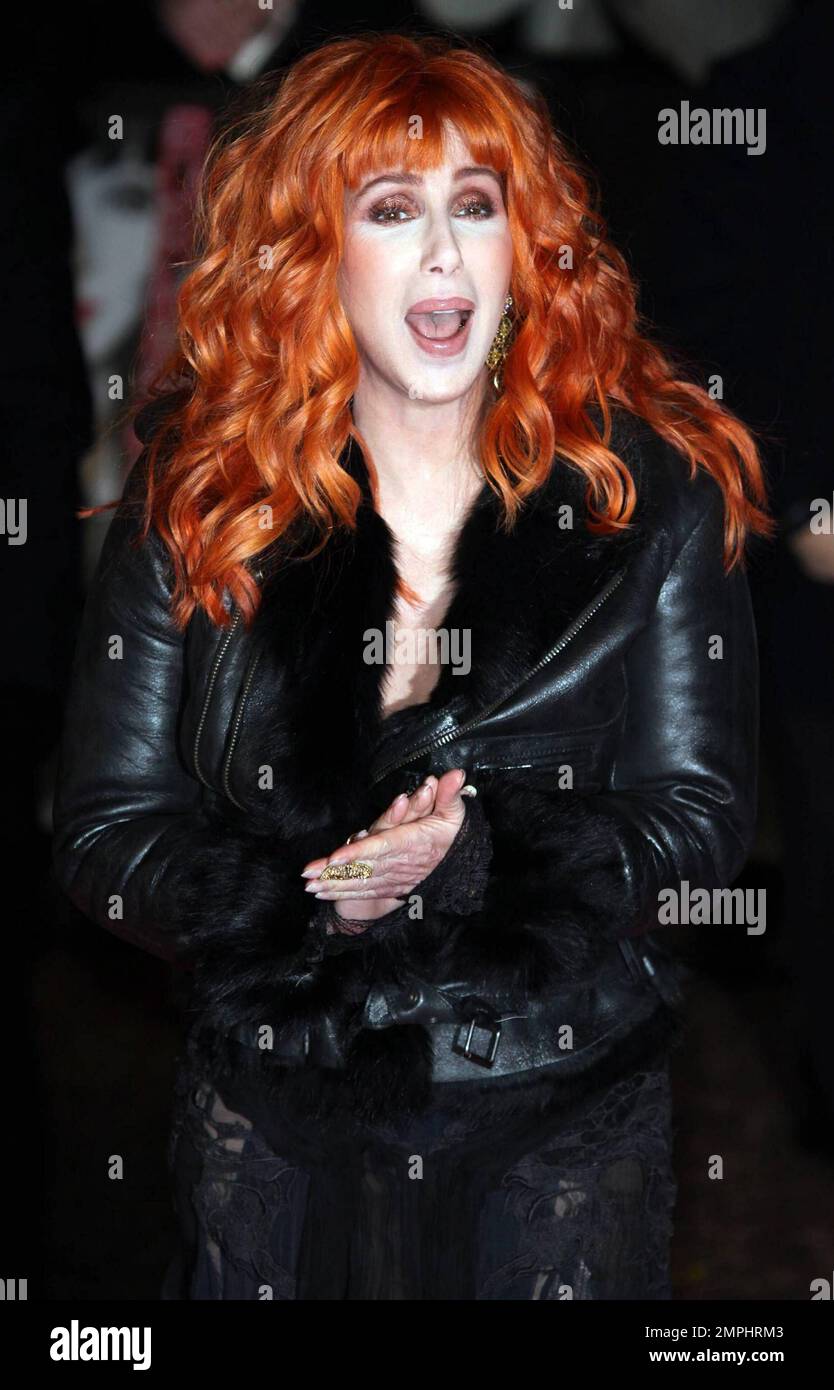 Cher at the UK premiere o "Burlesque" held at the Empire Leicester ...