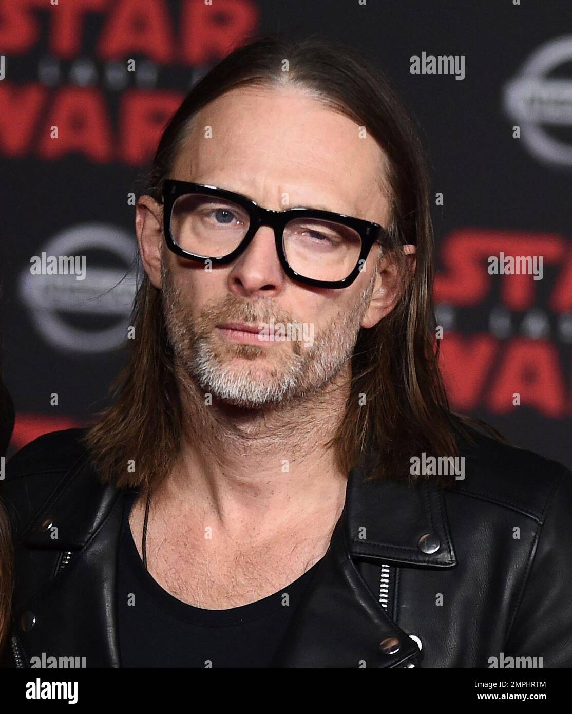 Thom Yorke arrives at the Los Angeles premiere of "Star Wars: The Last ...