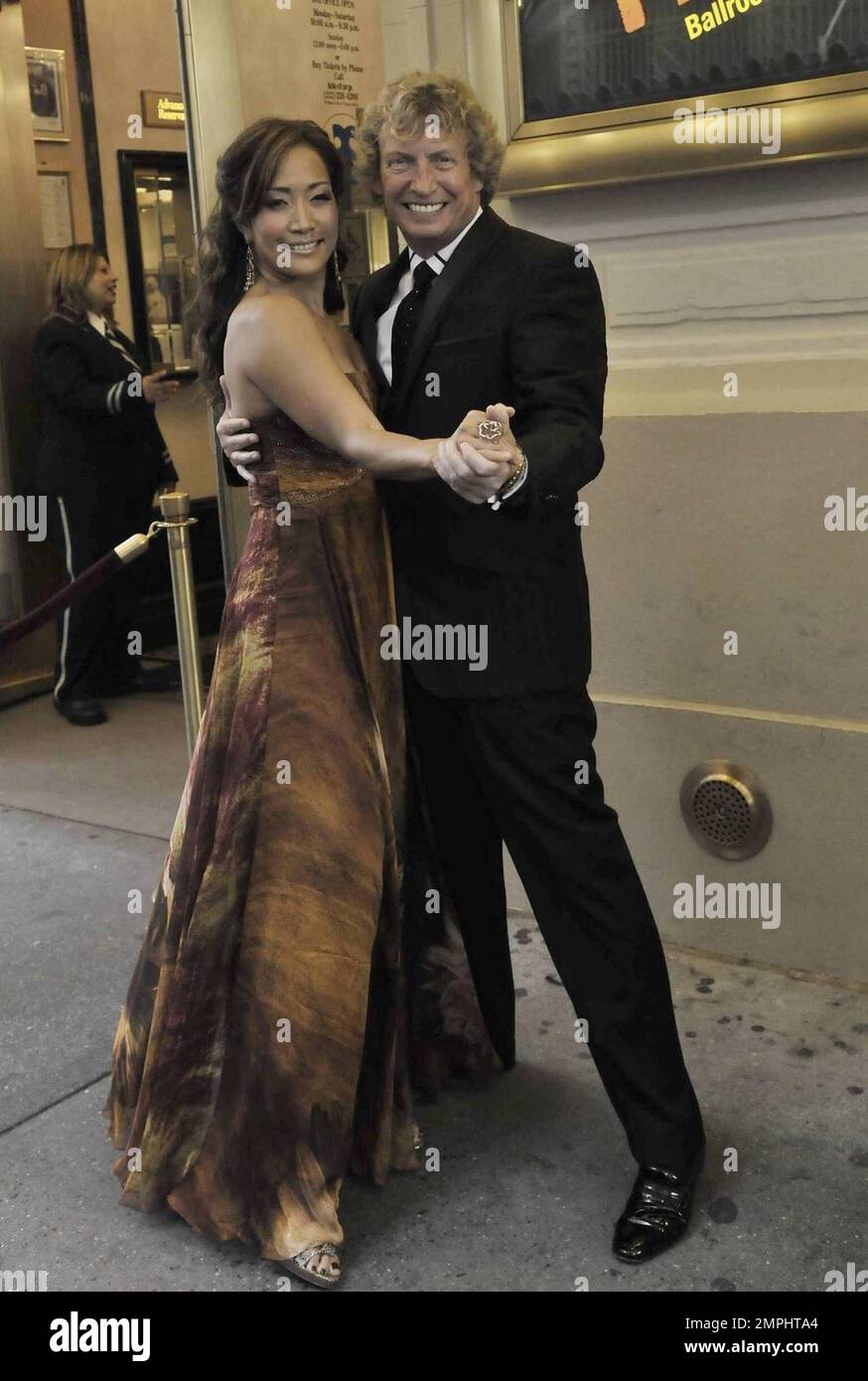 - Carrie Ann Inaba and Nigel Lythgoe arrive at the Broadway opening of ...