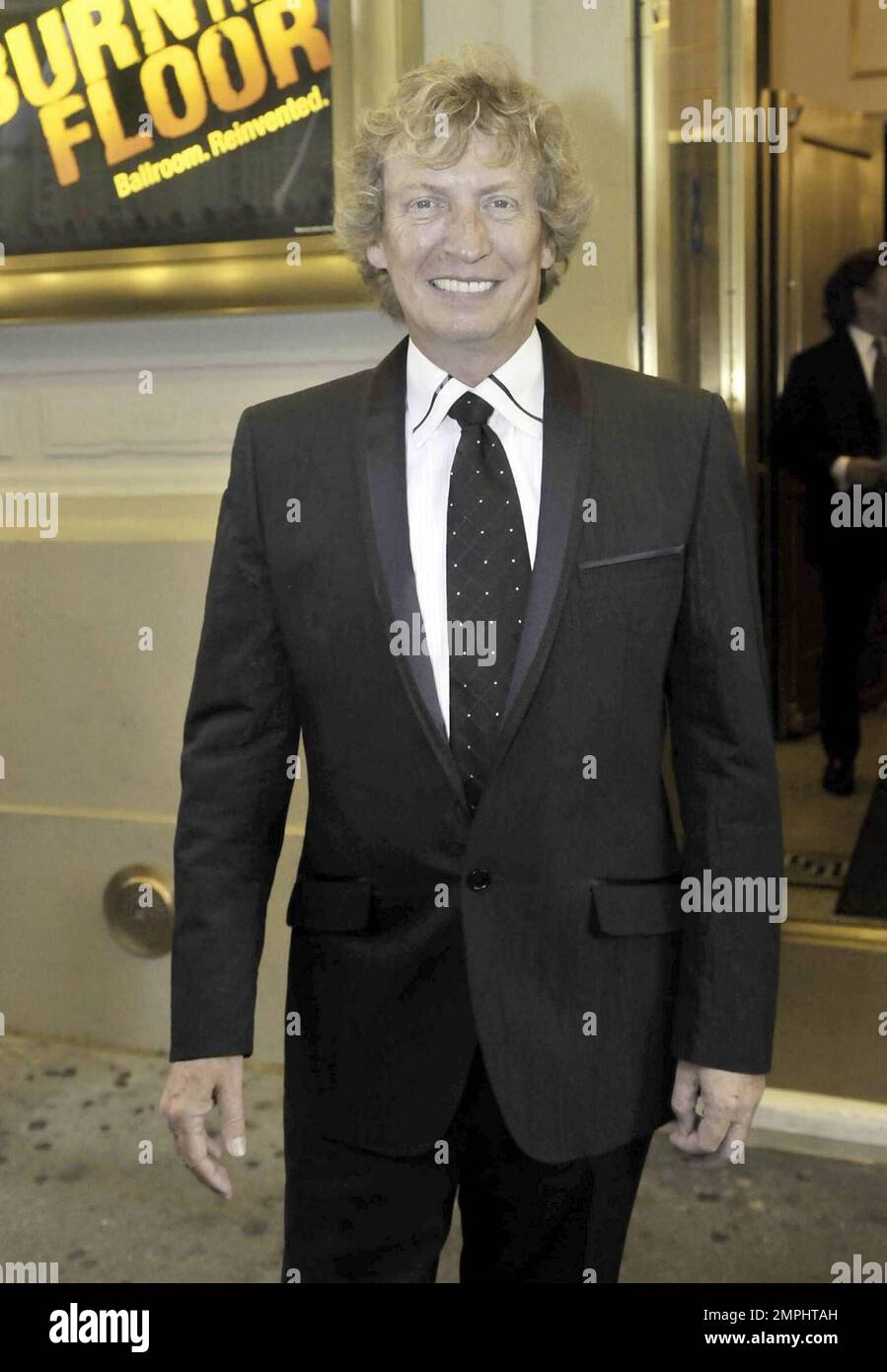 - Nigel Lythgoe arrives at the Broadway opening of "Burn The Floor," at ...