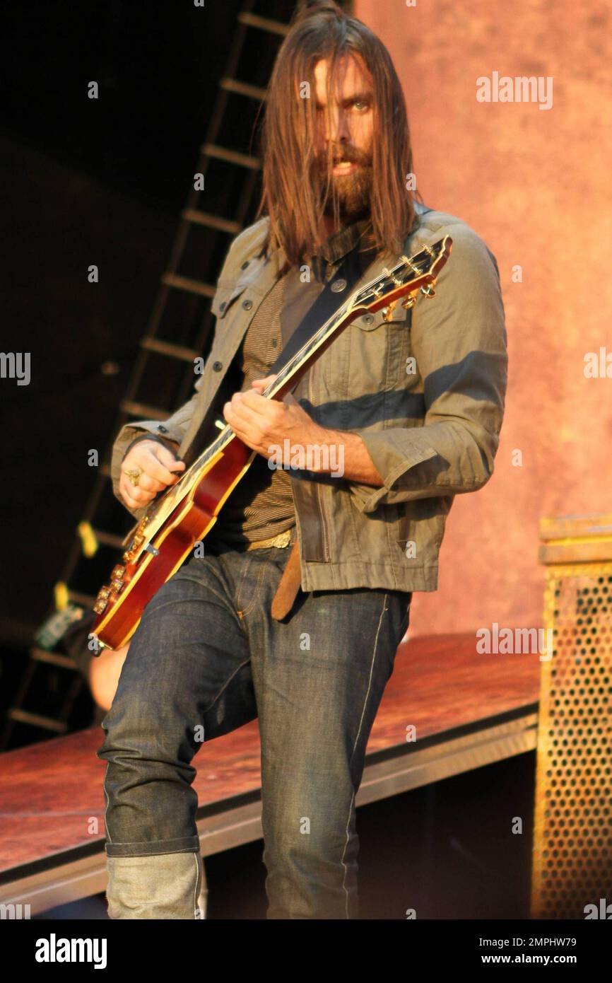 Chris Traynor of rock band Bush performs live on the main stage at ...