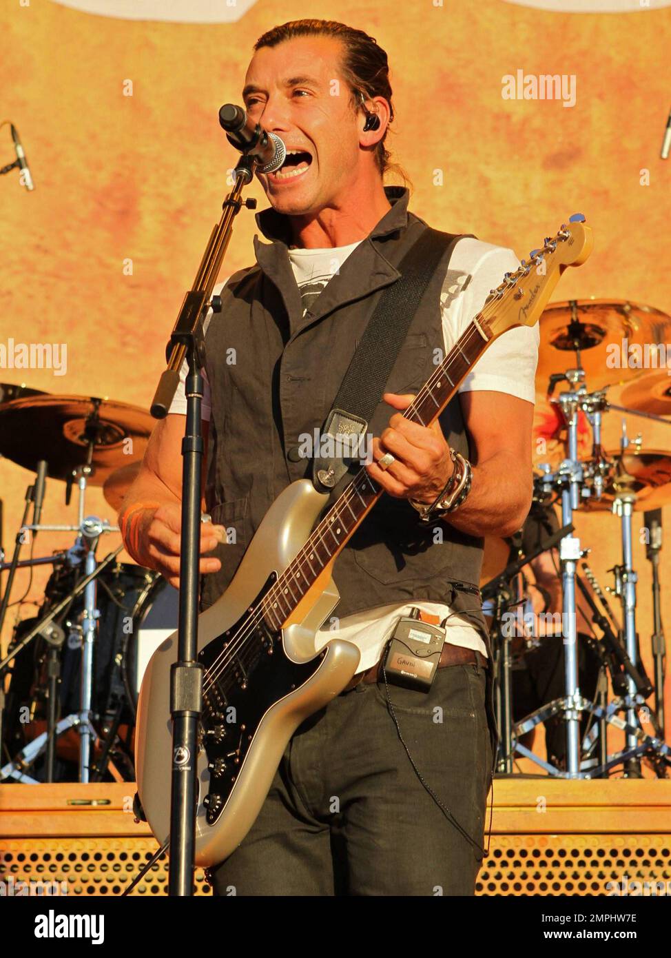 Gavin Rossdale of rock band Bush performs live on the main stage at ...