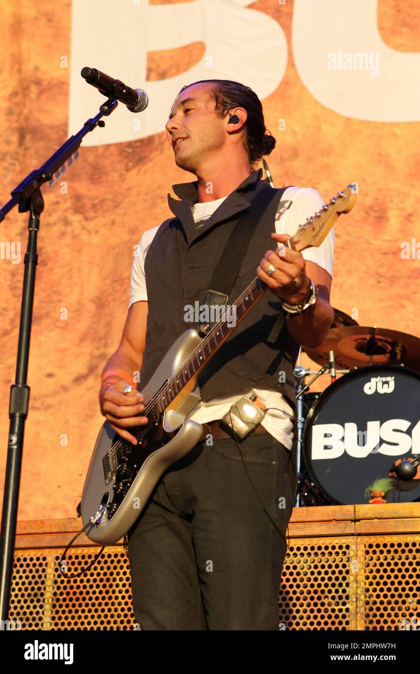 Gavin Rossdale of rock band Bush performs live on the main stage at ...