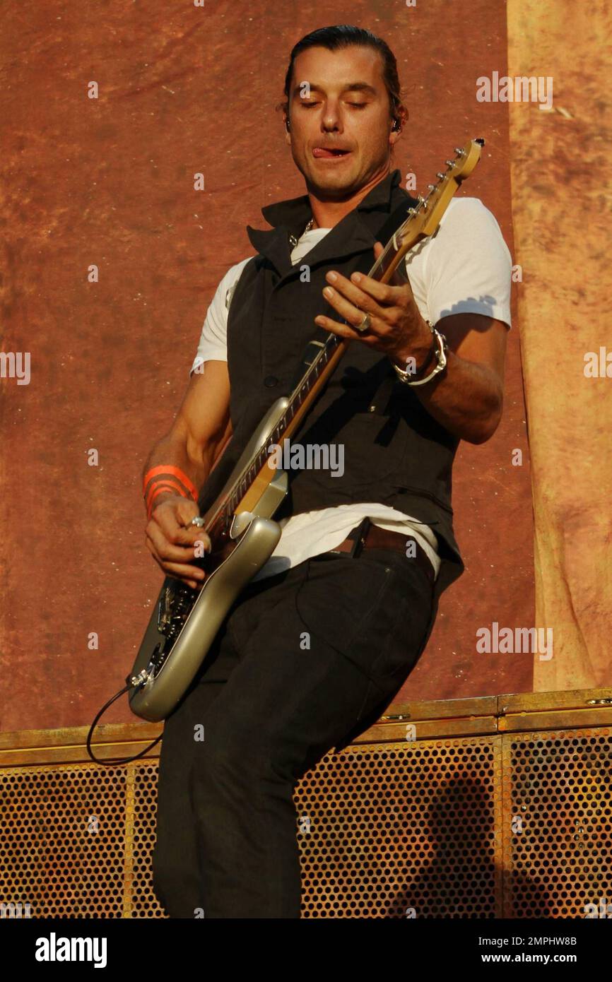 Gavin Rossdale of rock band Bush performs live on the main stage at Epicenter Twenty Ten music ...