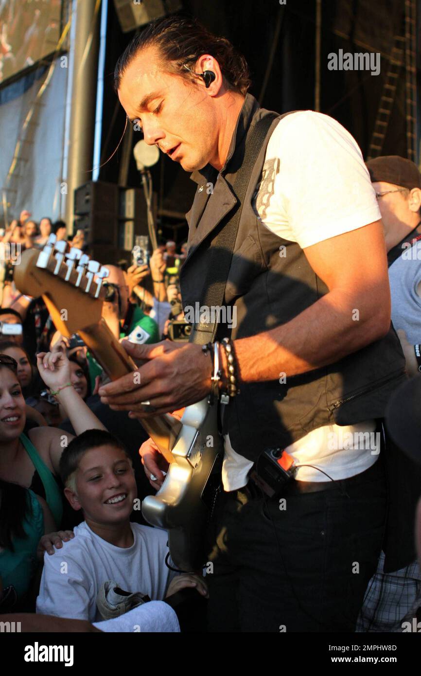Gavin Rossdale of rock band Bush performs live on the main stage at ...