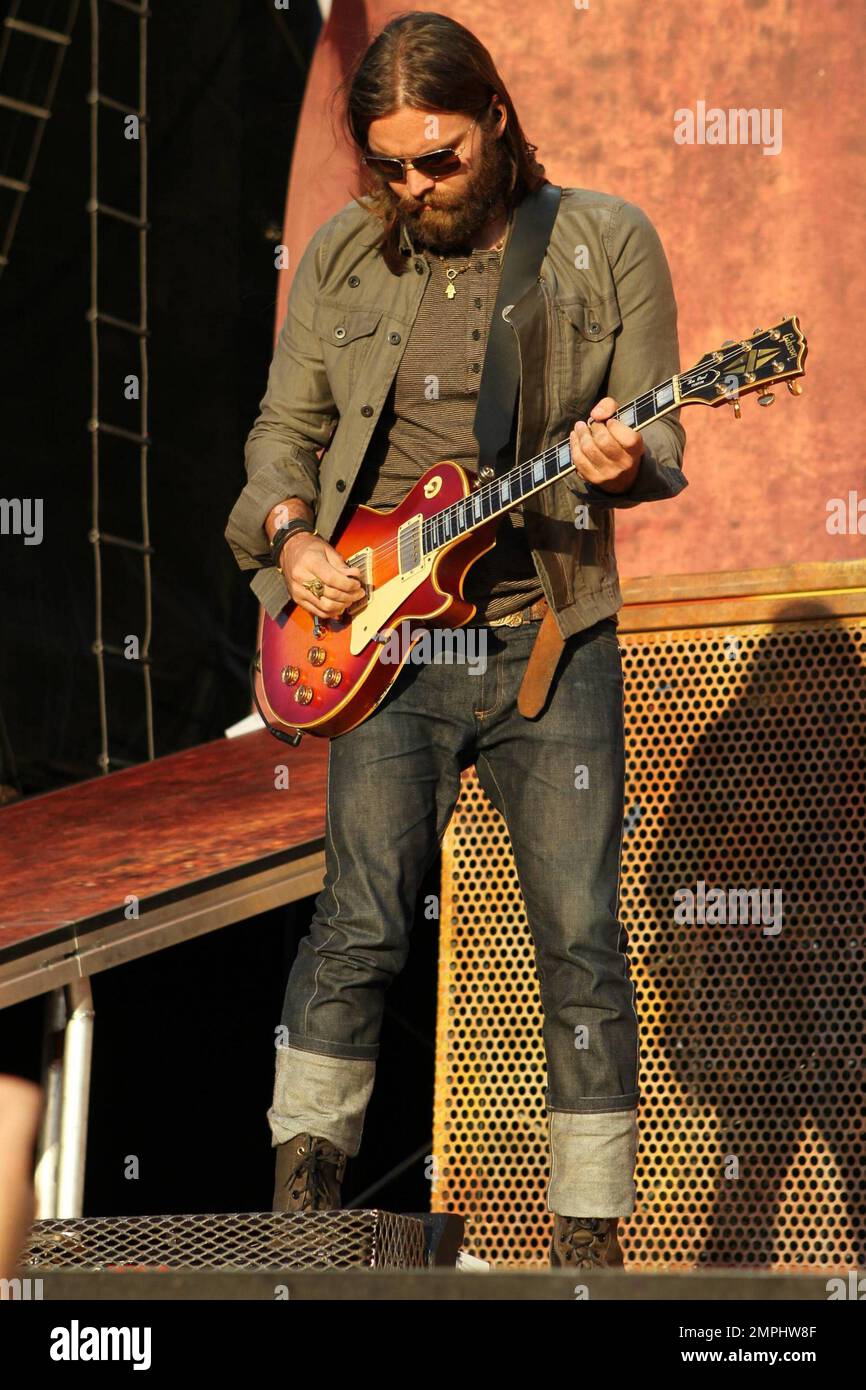 Chris Traynor of rock band Bush performs live on the main stage at ...
