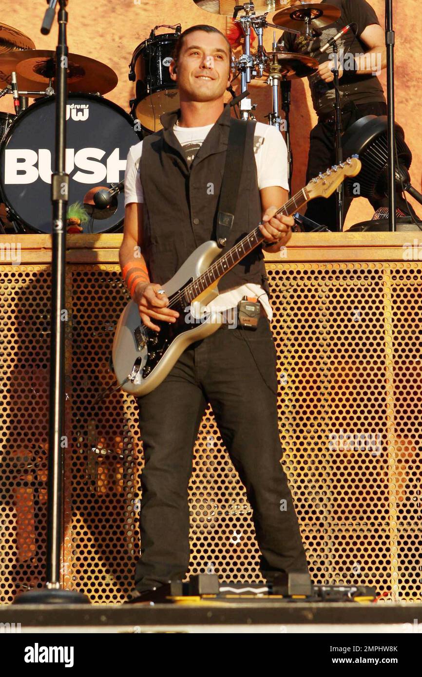 Gavin Rossdale of rock band Bush performs live on the main stage at ...
