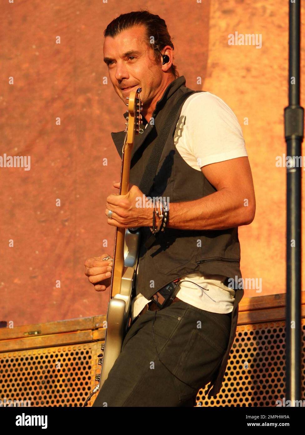 Gavin Rossdale of rock band Bush performs live on the main stage at Epicenter Twenty Ten music ...