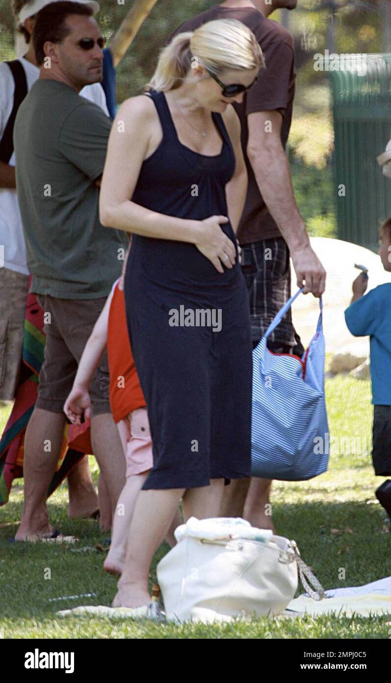 Comedian and talk show host Byron Allen enjoys a day at the park with ...