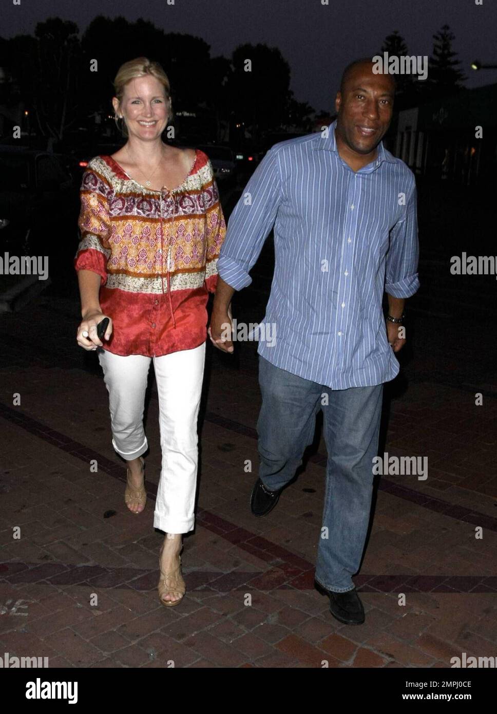 - Byron Allen and wife Jennifer Lucas head out for dinner at the ...
