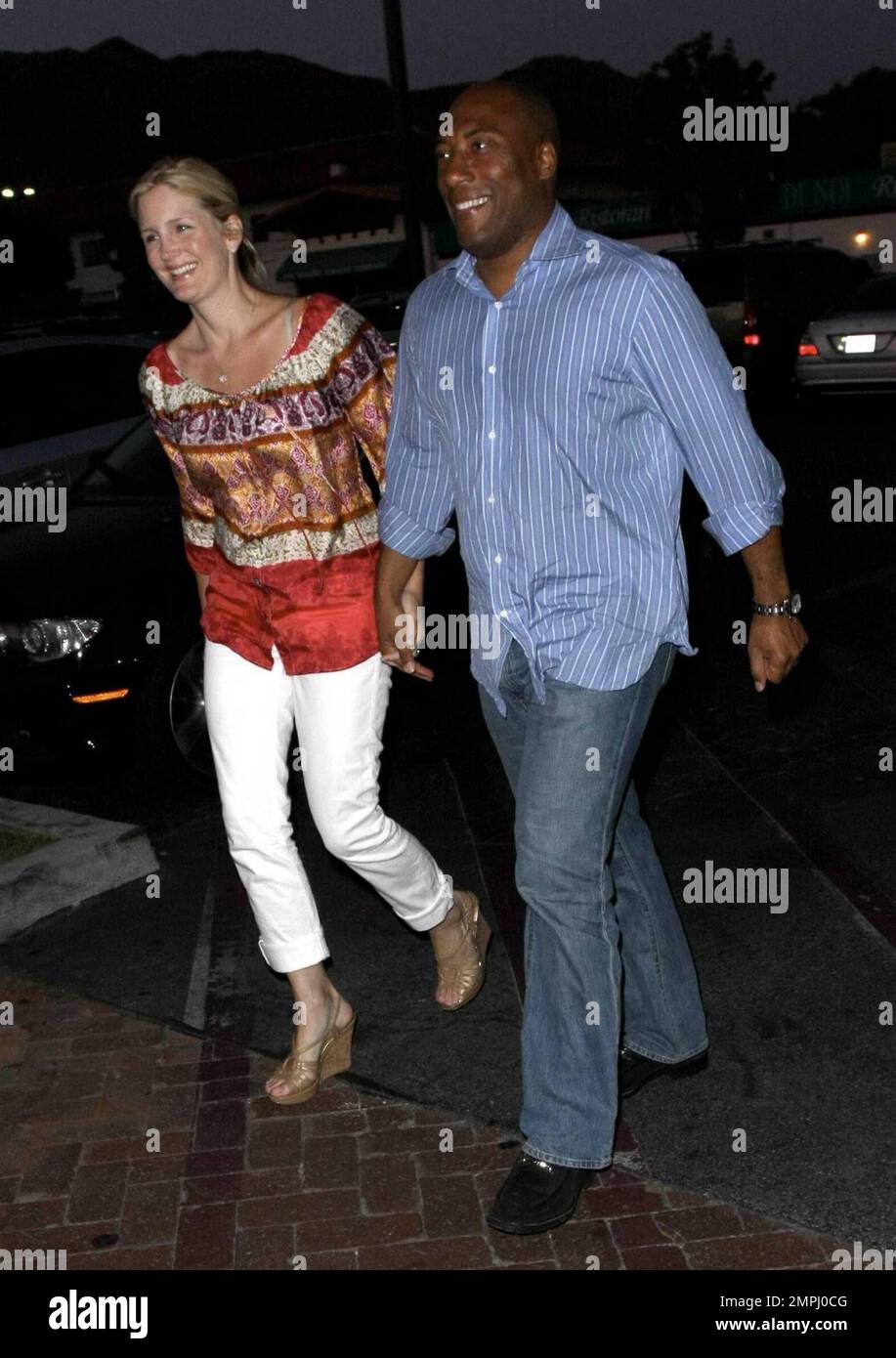 - Byron Allen and wife Jennifer Lucas head out for dinner at the ...