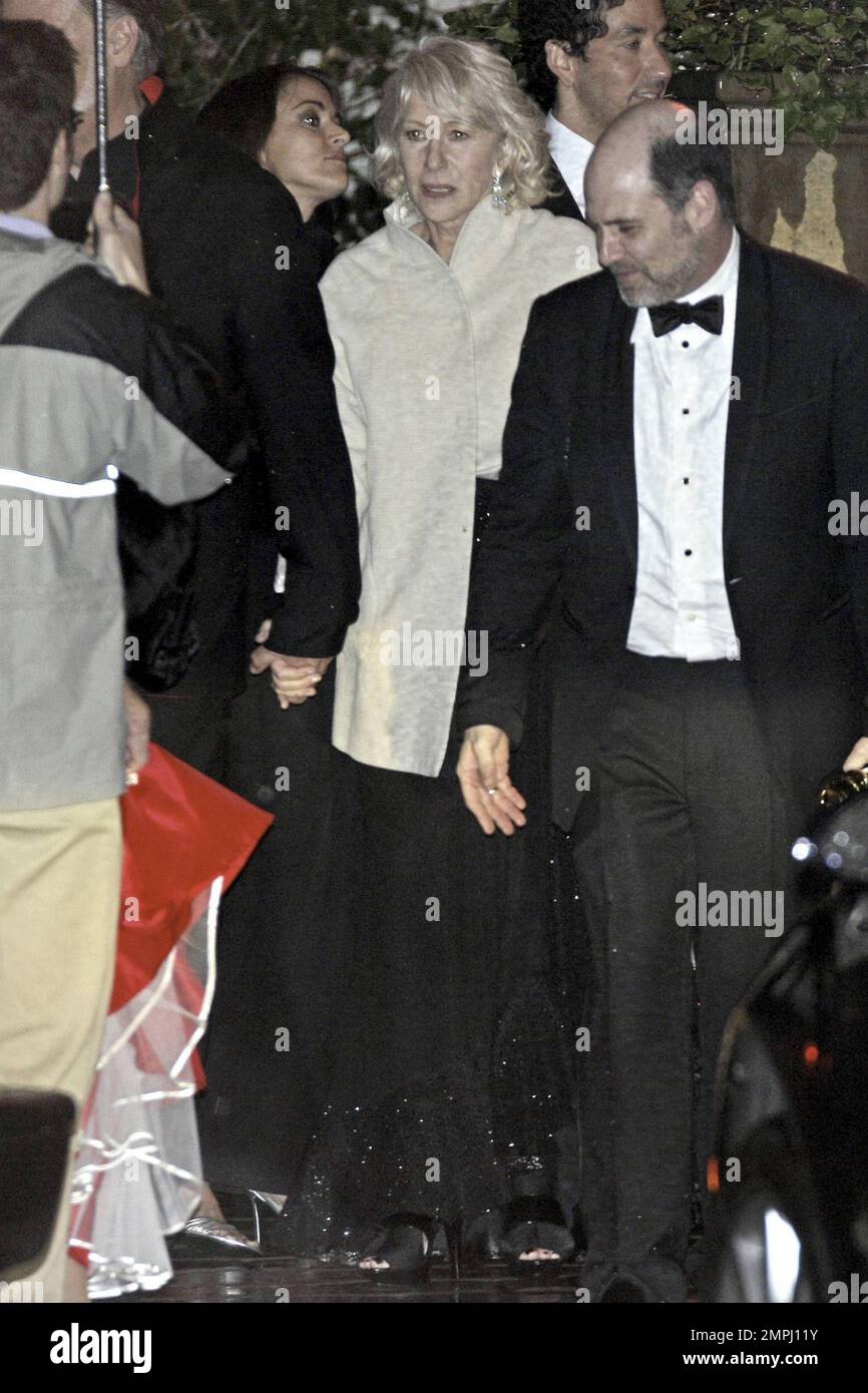 Helen Mirren at the Golden Globes CAA after-party at the Sunset Marquis ...