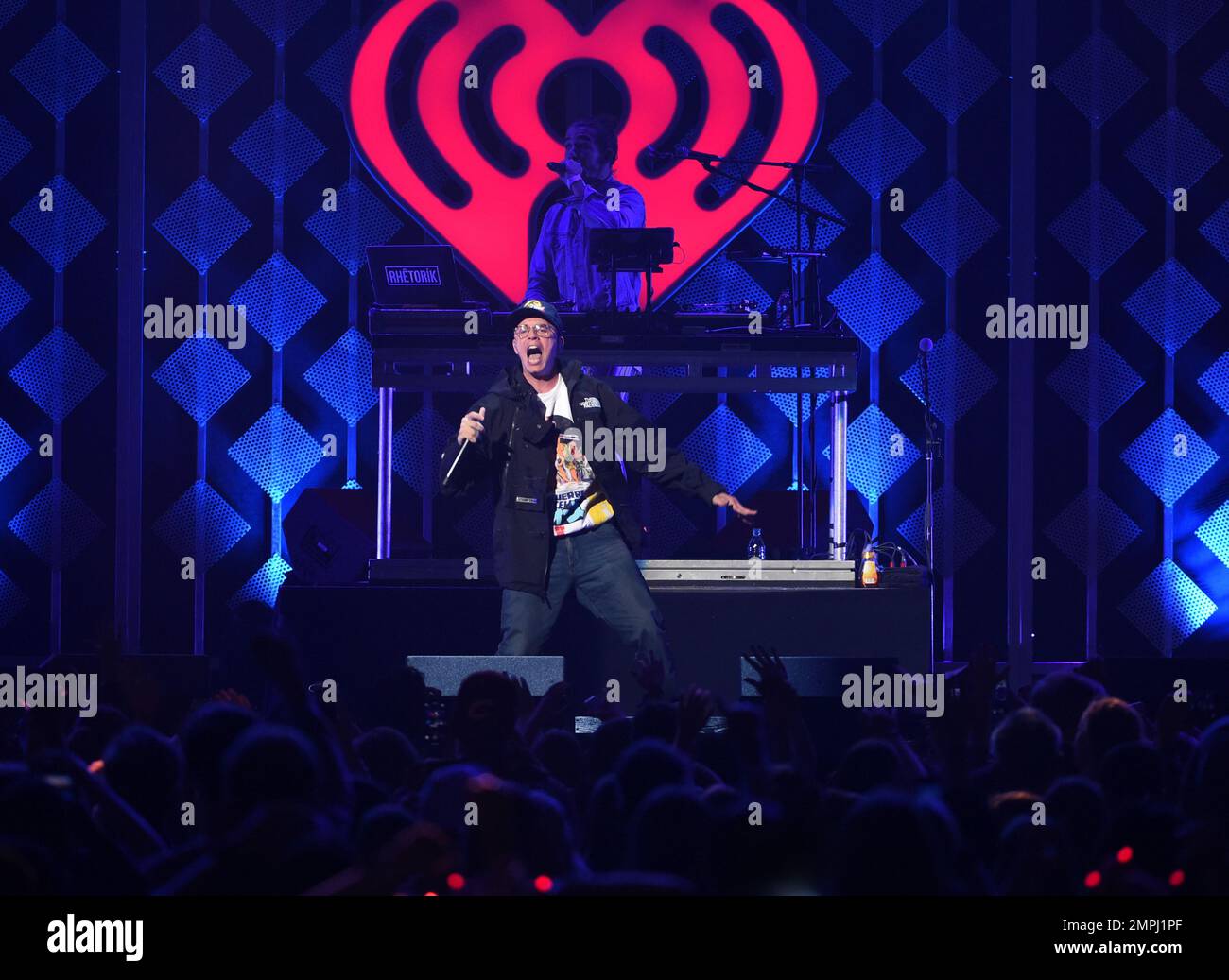 Logic performs at Z100's iHeartRadio Jingle Ball at Madison Square ...