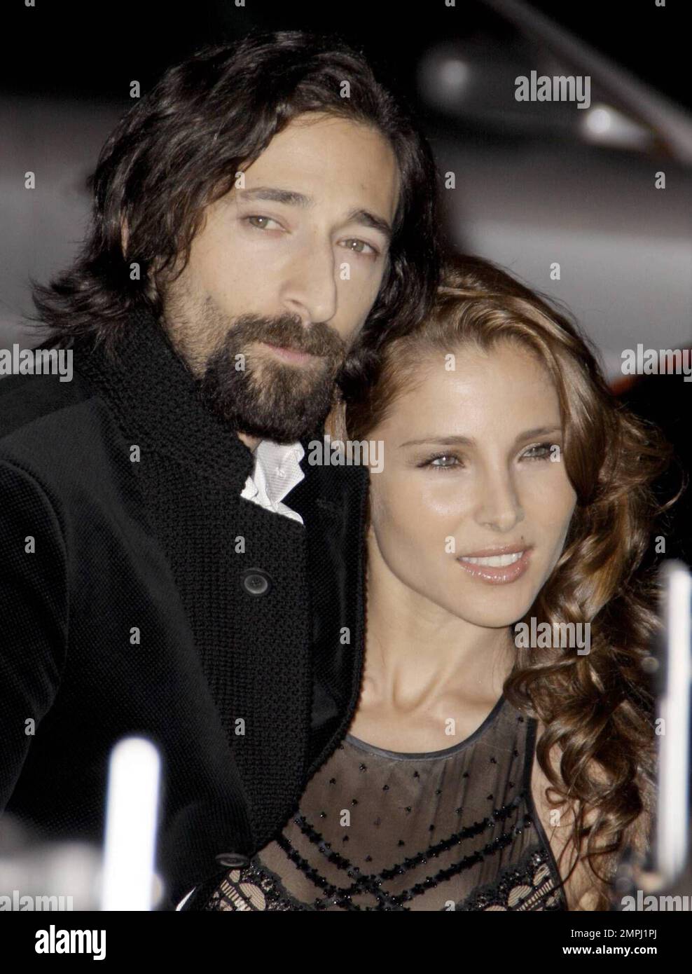 Adrien Brody and fiancee Elsa Pataki the premiere of "Cadillac Records ...