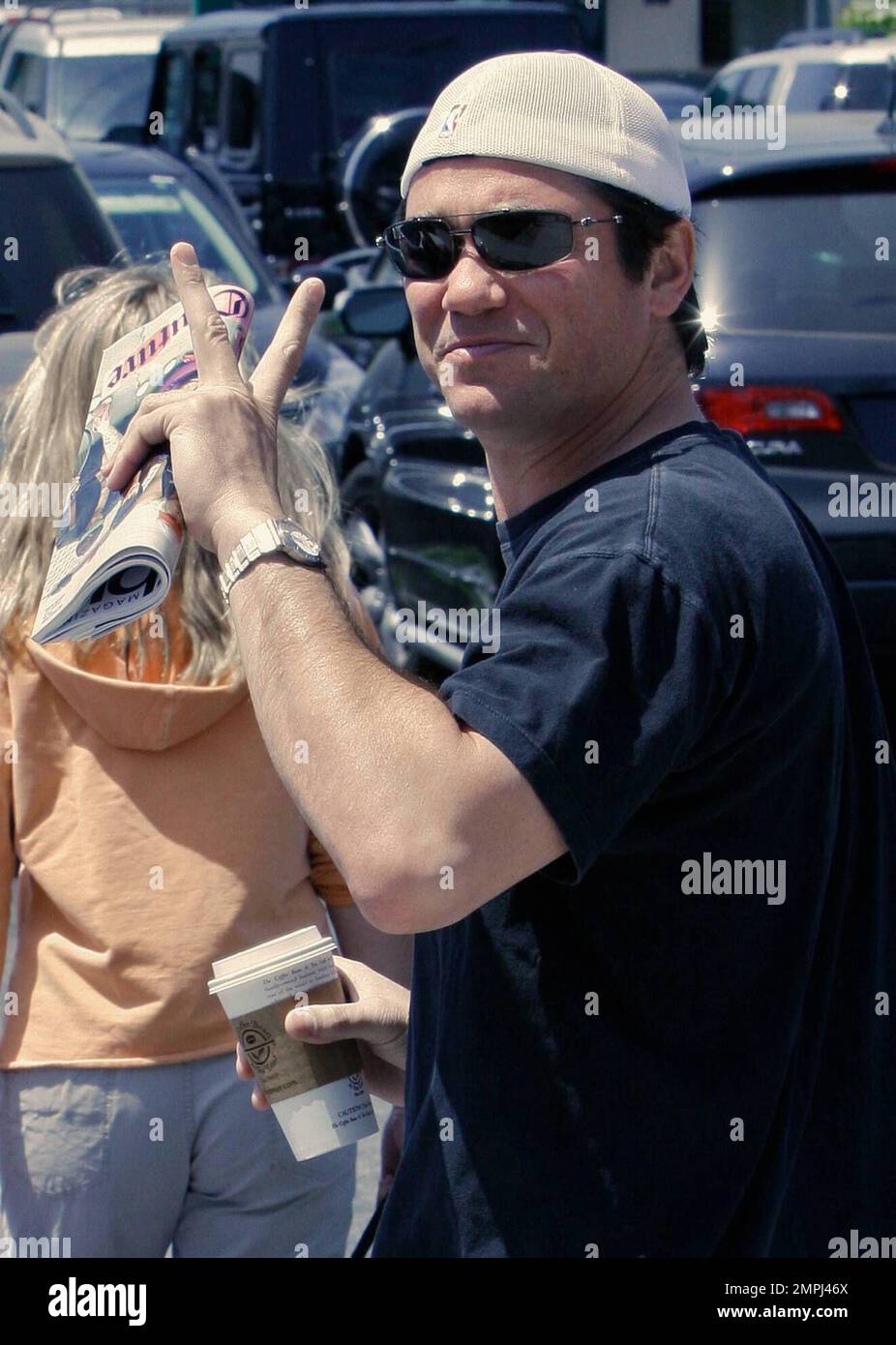 Exclusive!! Dean Cain gets his coffee fix at the Coffee Bean & Tea Leaf ...