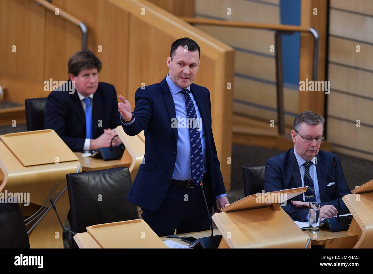 Edinburgh Scotland, UK 31 January 2023. Russell Findlay at the Scottish ...