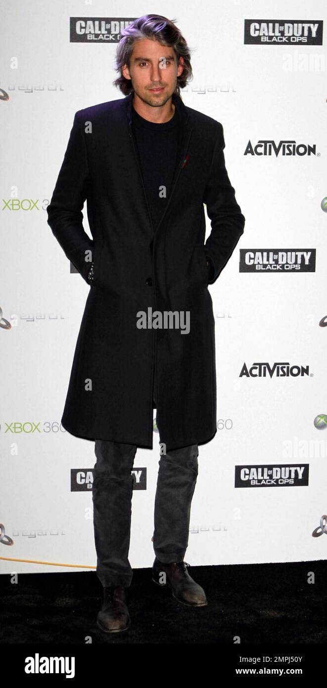 George Lamb at the Call of Duty Black Ops launch party at Battersea ...