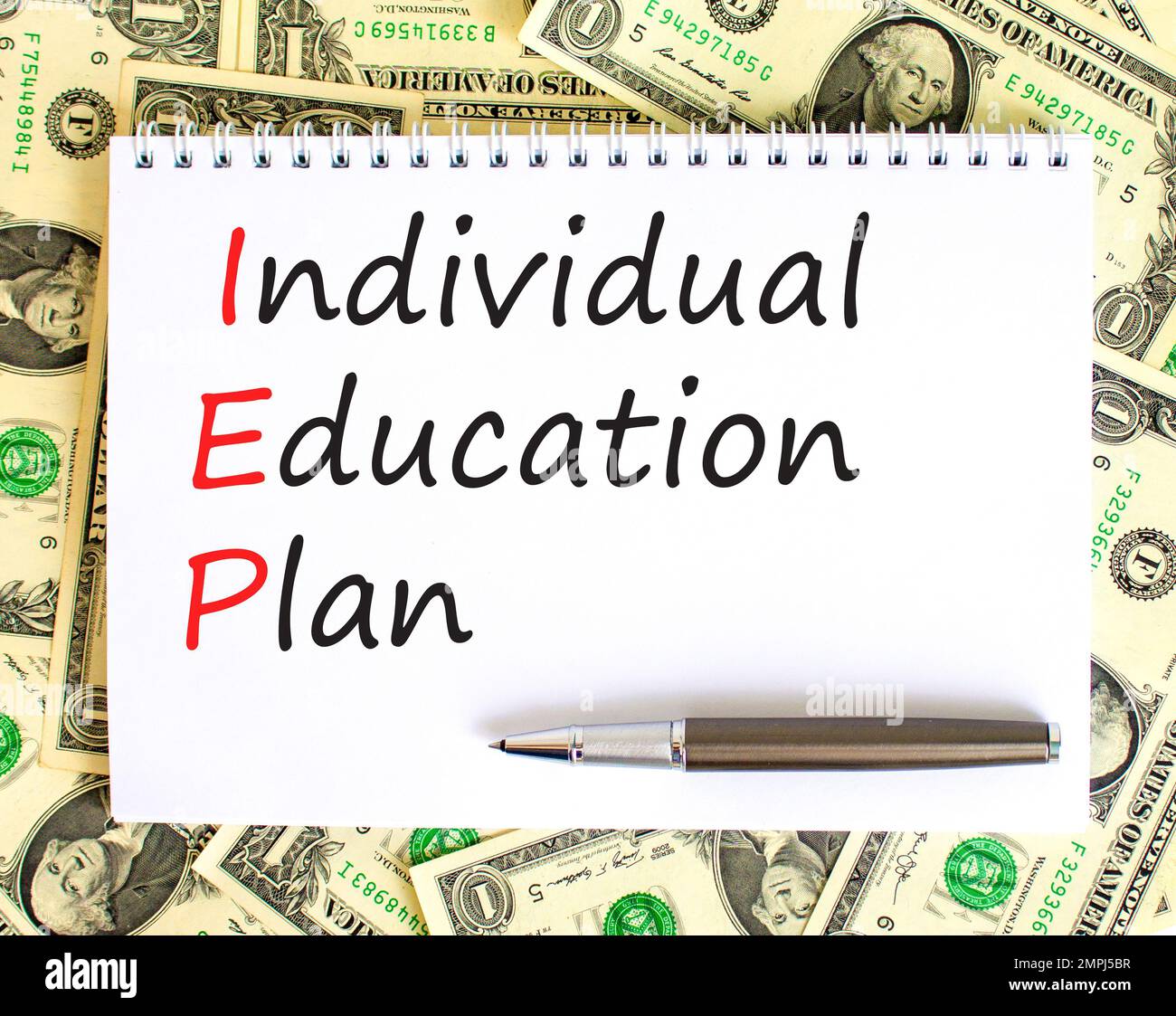 IEP individual education plan symbol. Concept words IEP individual ...