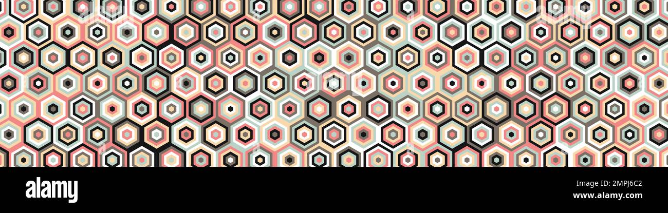 Hexagonal Maze generative pattern illustration Stock Vector Image & Art ...