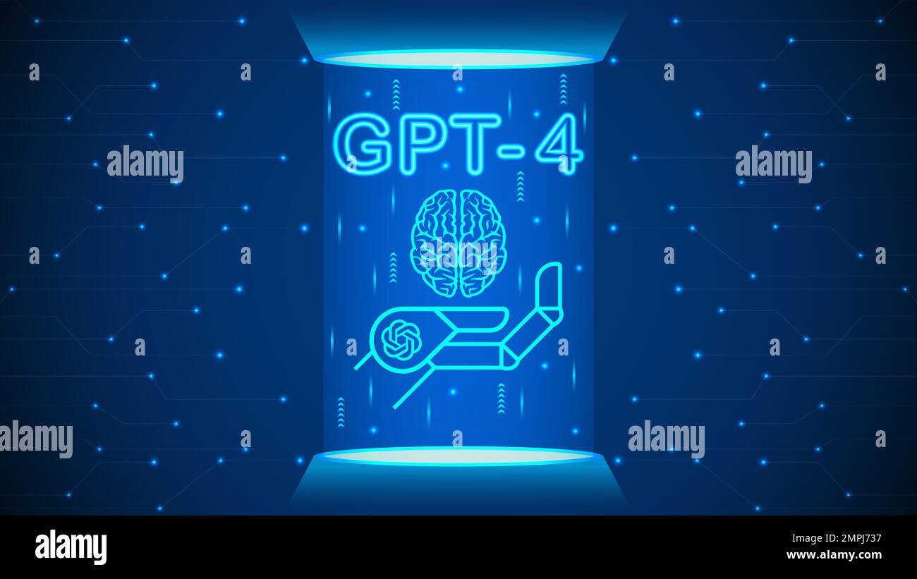 GPT4 improved chatbot illustrations. Artificial intelligence chatbot ...
